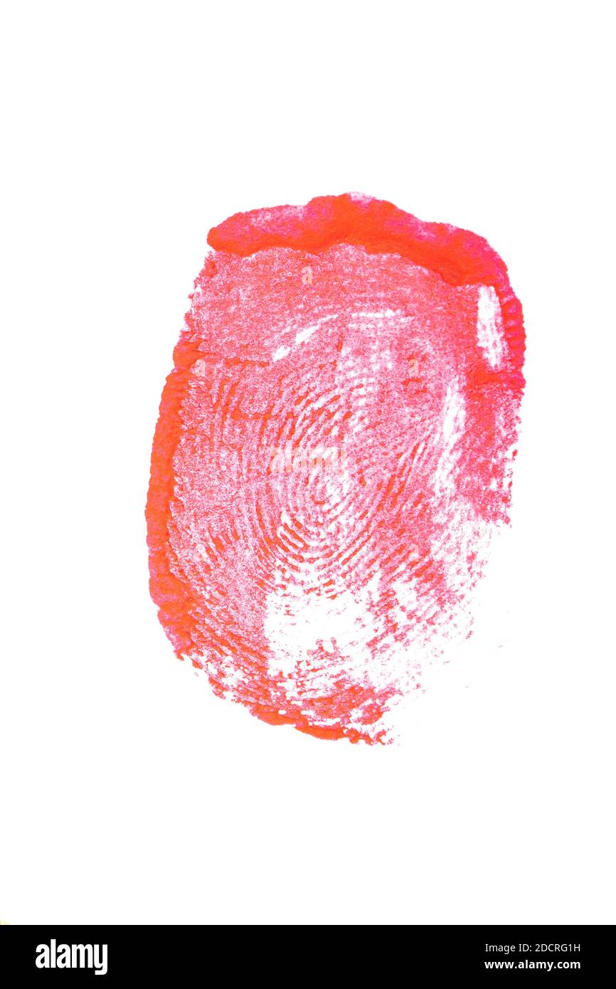 Bloody thumbprint isolated hi-res stock photography and images - Alamy
