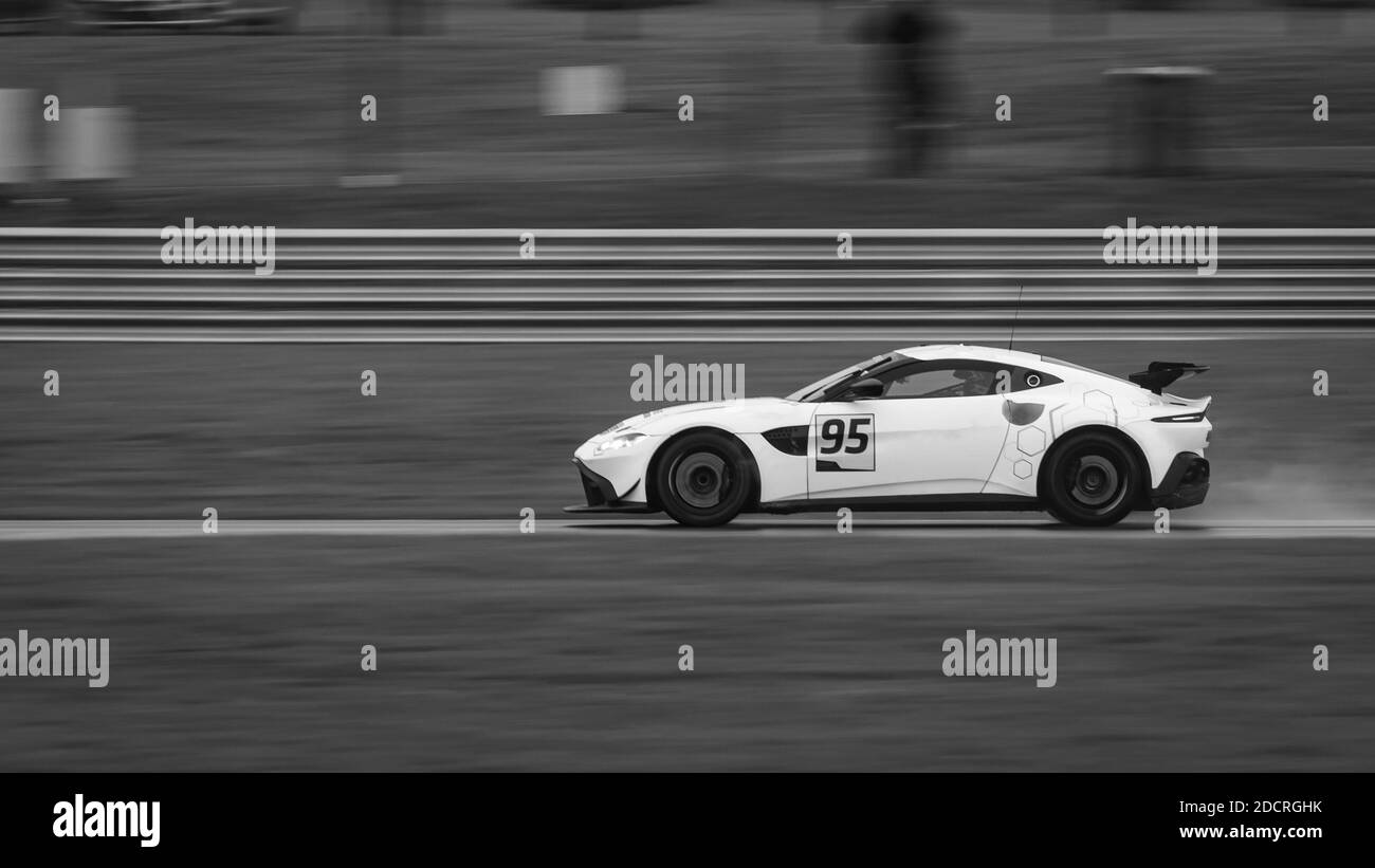 Racing car Black and White Stock Photos & Images - Alamy