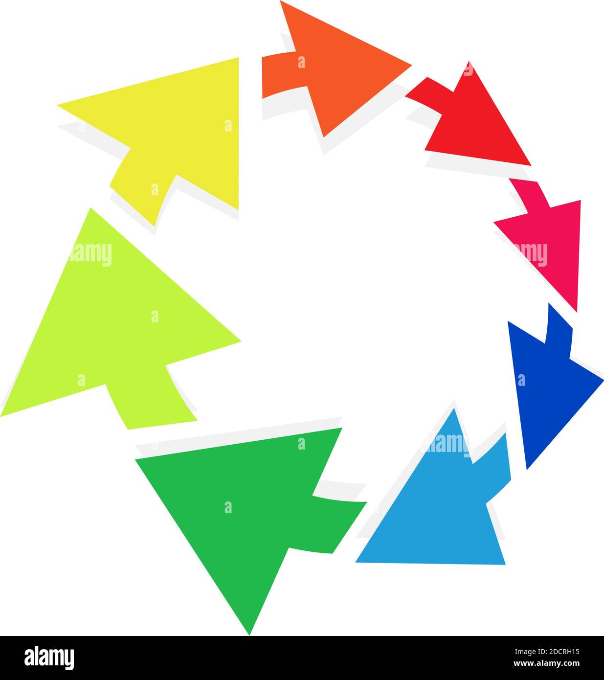 Circular, circle arrow CCW, CW series – Stock illustration, Clip art ...