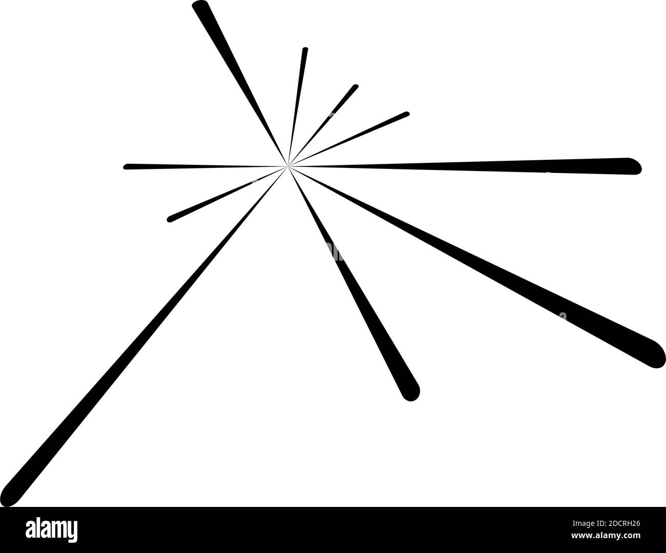 Retro Sparkle Clip Art