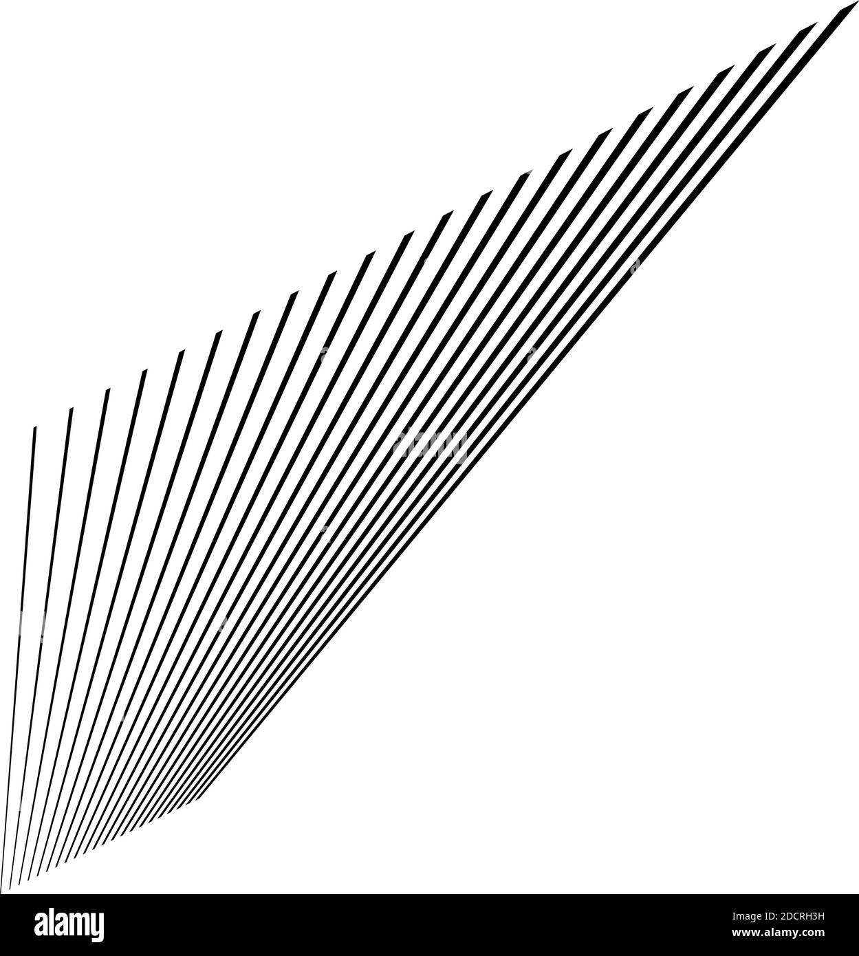 Parallel straight lines, stripes in perspective, 3d – Stock ...