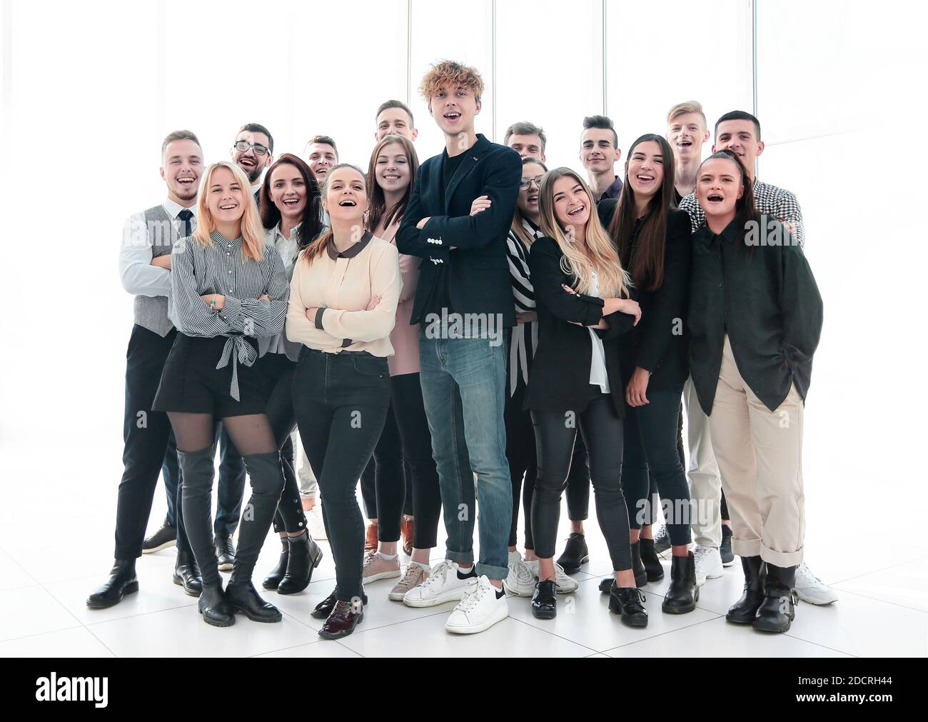 group of diverse young people standing together Stock Photo - Alamy