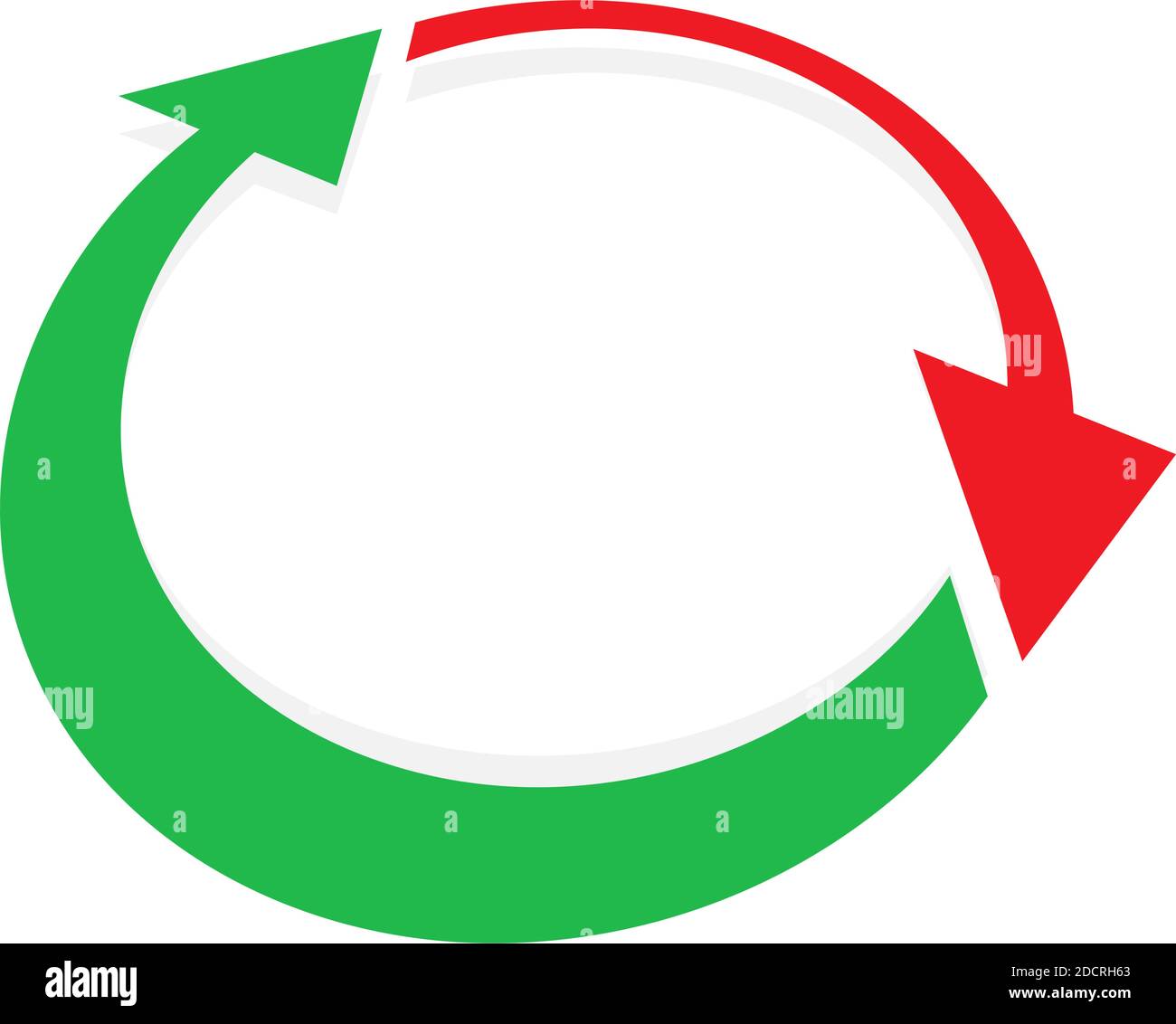 Circular, circle arrow CCW, CW series – Stock illustration, Clip art ...