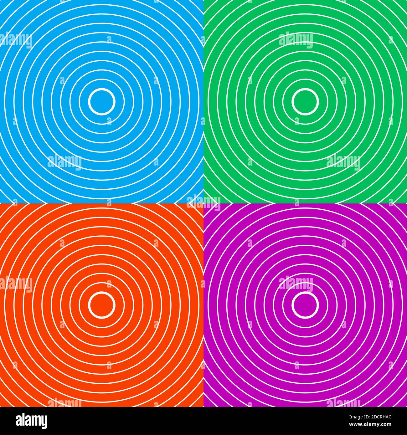 Concentric Radial Radiating Circles Rings Lines Ripple Radiate Spiral Effect Circles