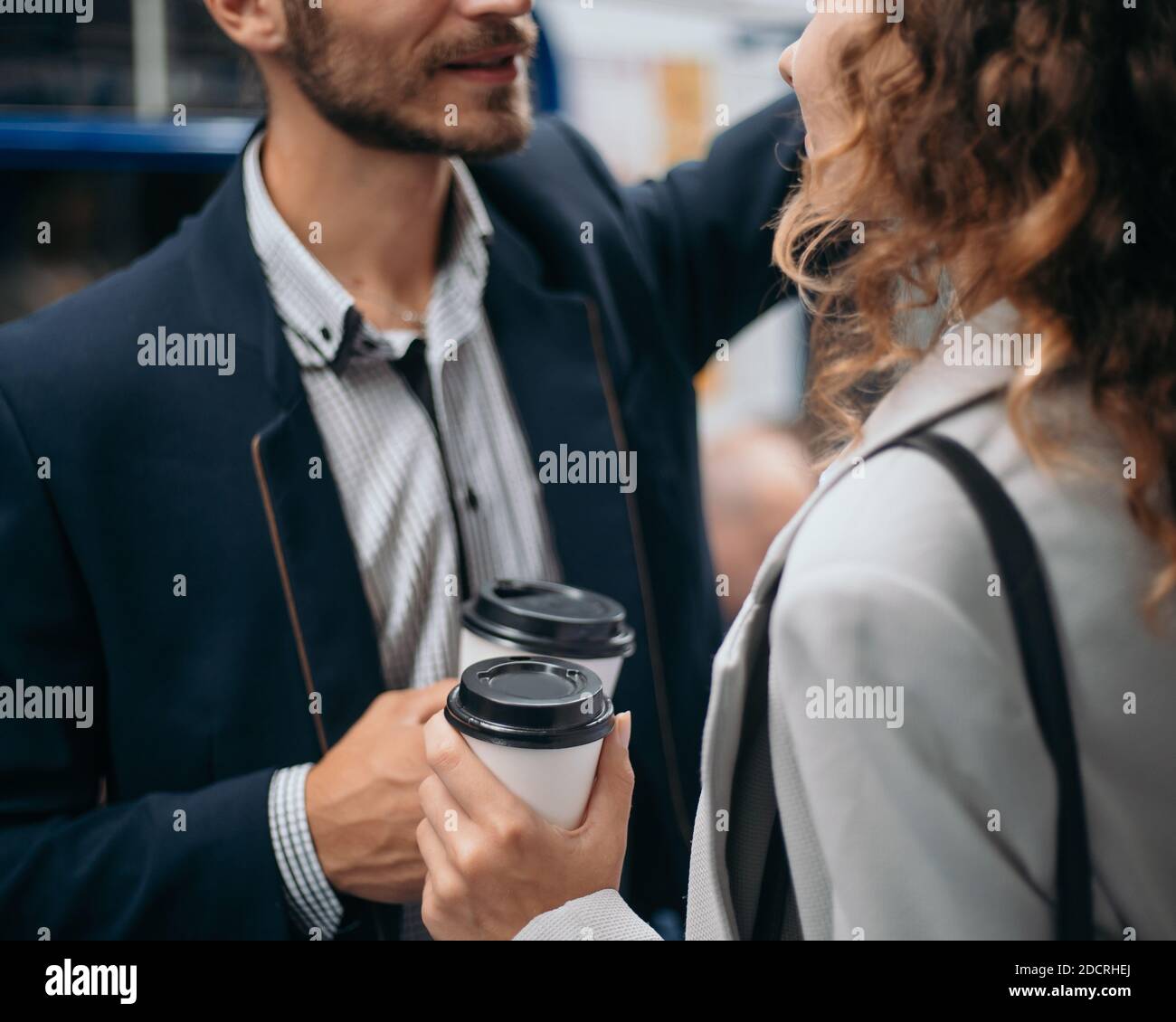 young couple in love, standing in a subway car Stock Photo - Alamy