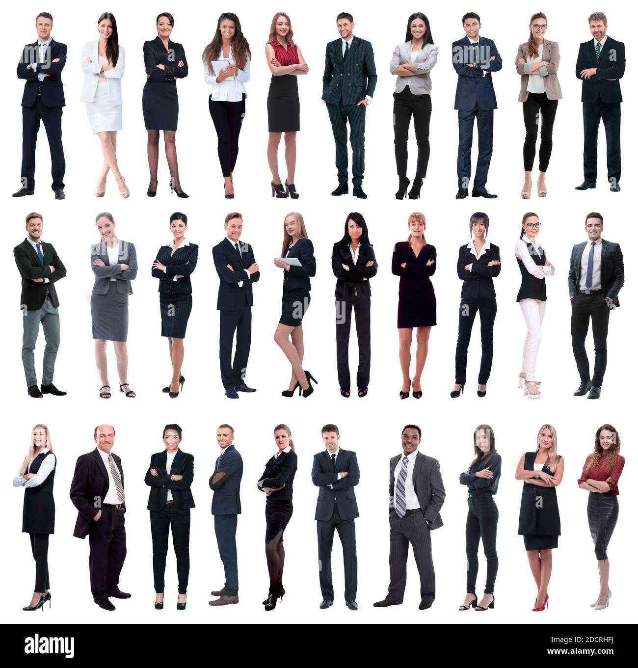 Colection of full length people Stock Photo - Alamy