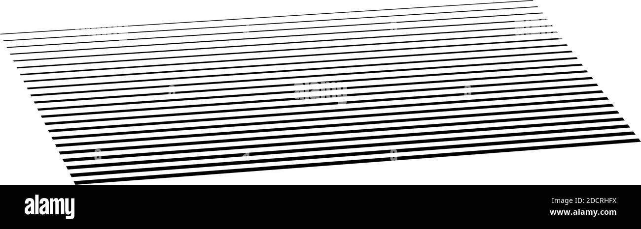 Parallel straight lines, stripes in perspective, 3d – Stock ...