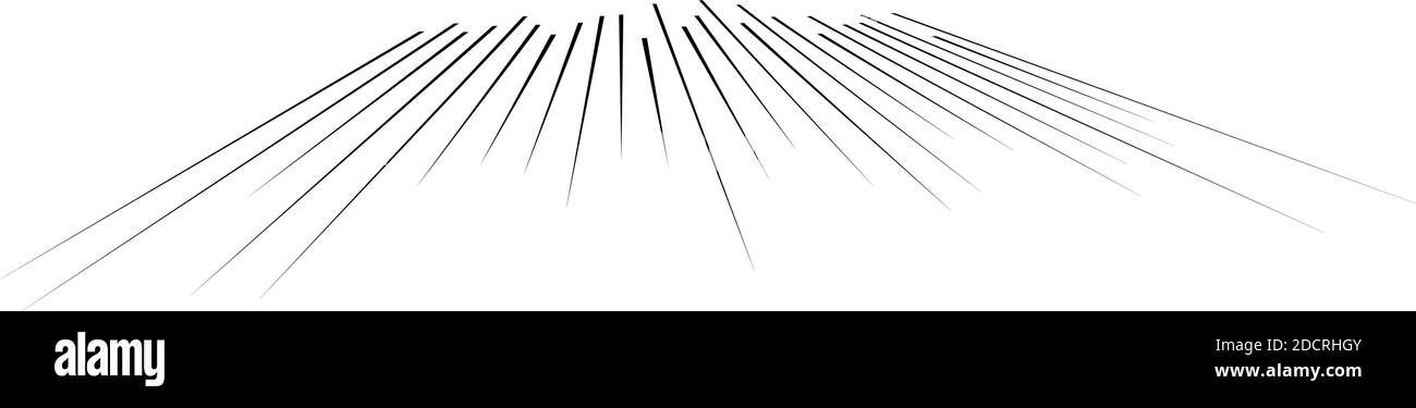 Parallel straight lines, stripes in perspective, 3d – Stock ...