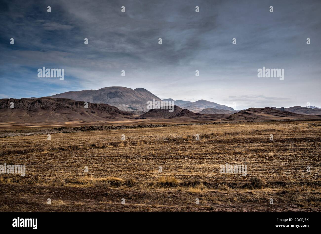 On the road from Tabriz to Aras valley, East Azerbaijan, Iran Stock ...
