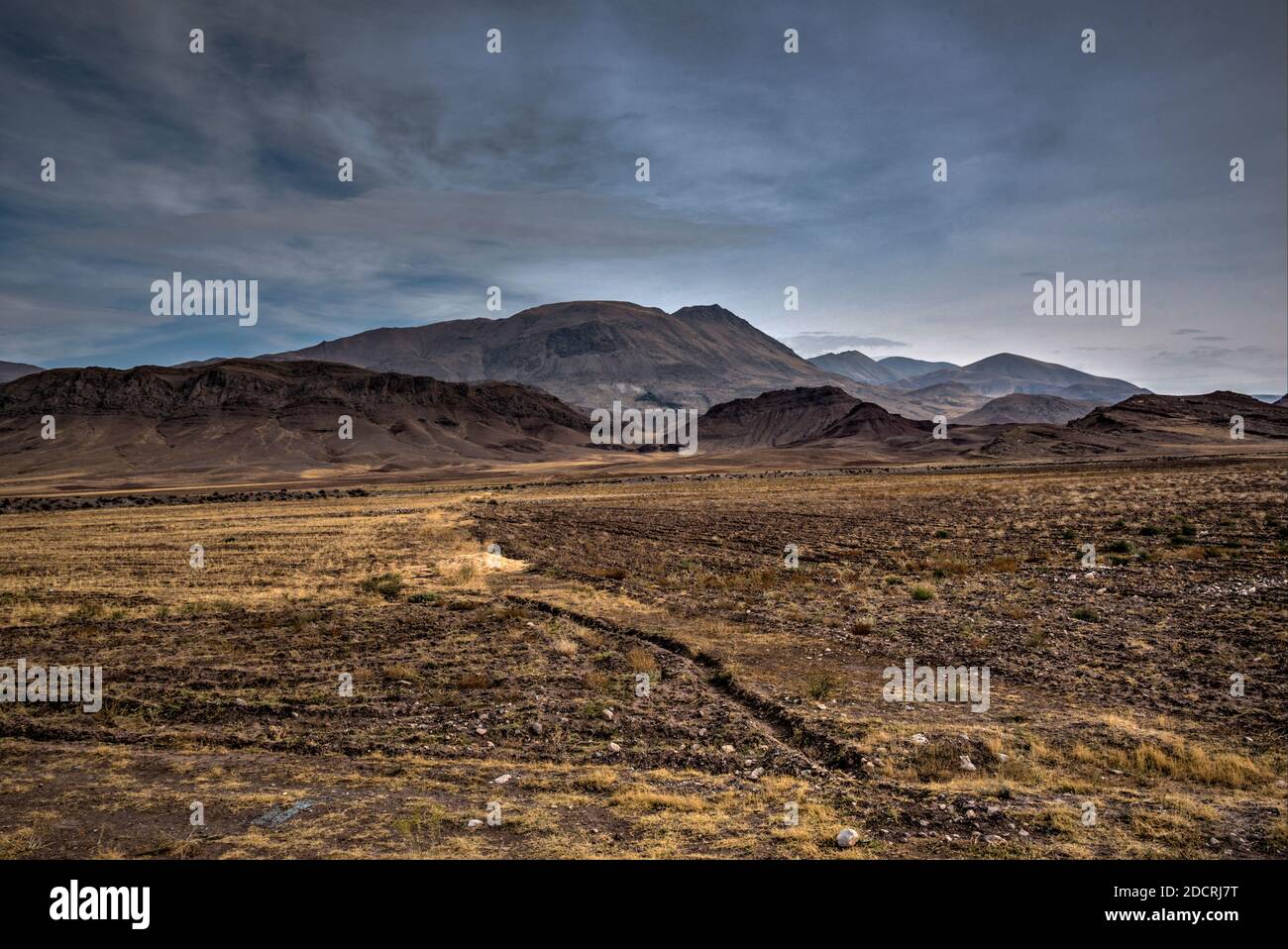 On the road from Tabriz to Aras valley, East Azerbaijan, Iran Stock ...
