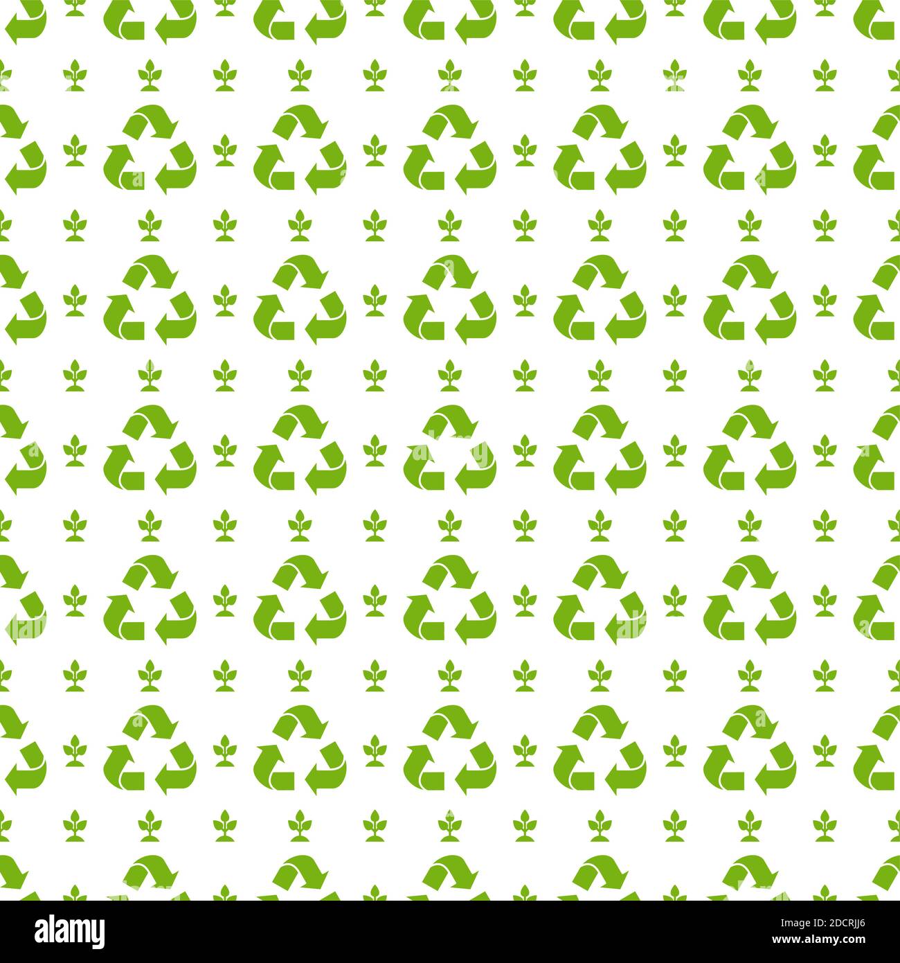 Recycle ecology Seamless pattern. Flat vector illustration Stock Vector ...