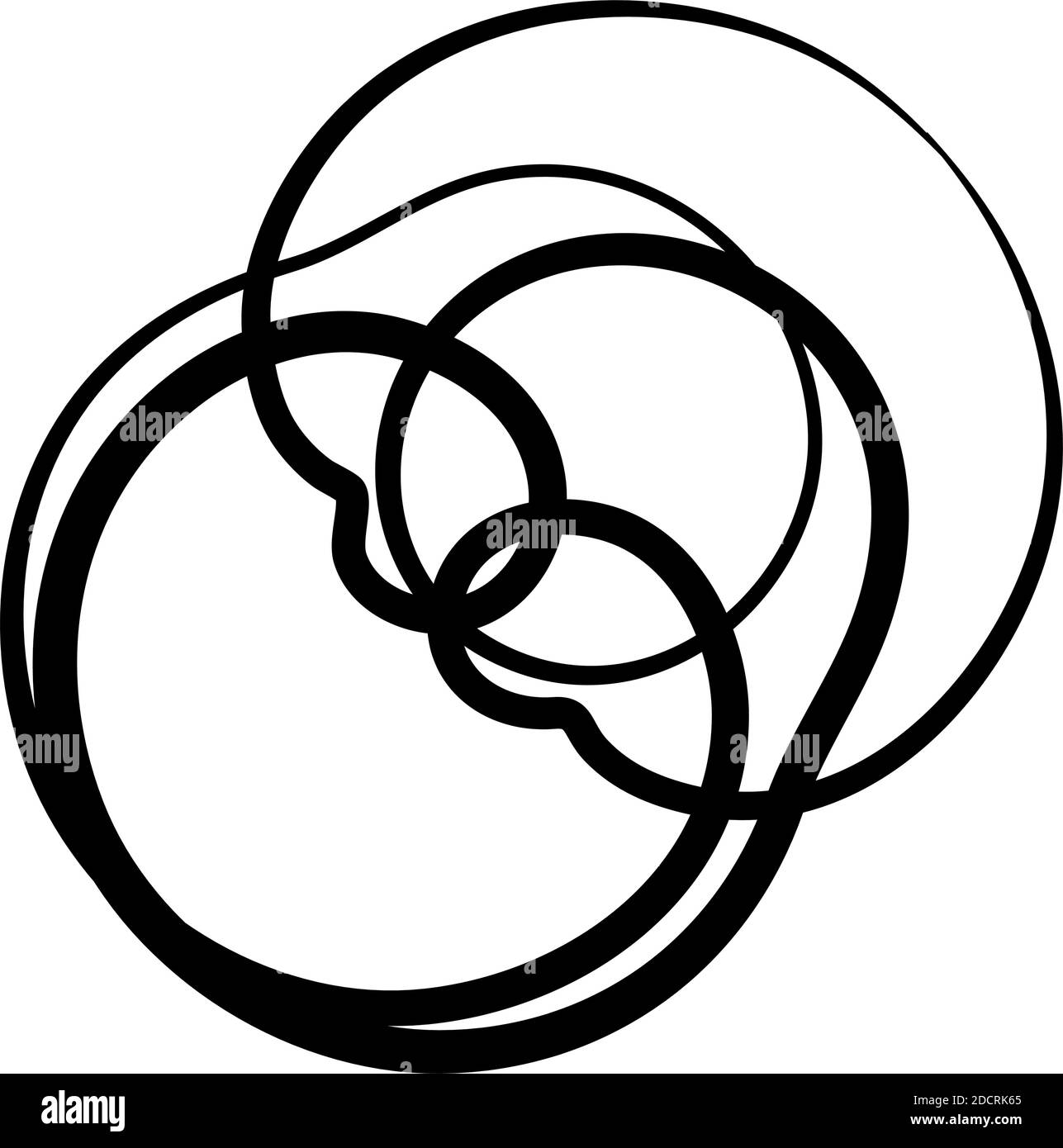 Curlicue, Loop shapes, elements vector illustration — Stock vector ...