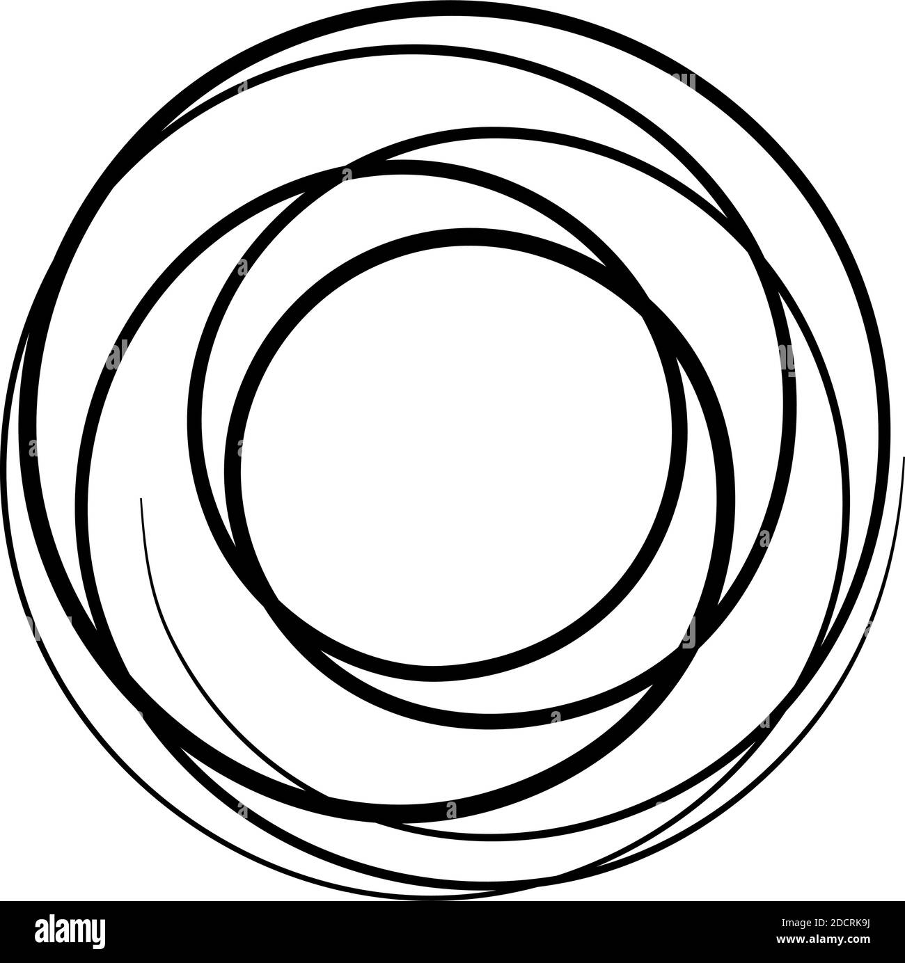 Curlicue, Loop shapes, elements vector illustration — Stock vector ...
