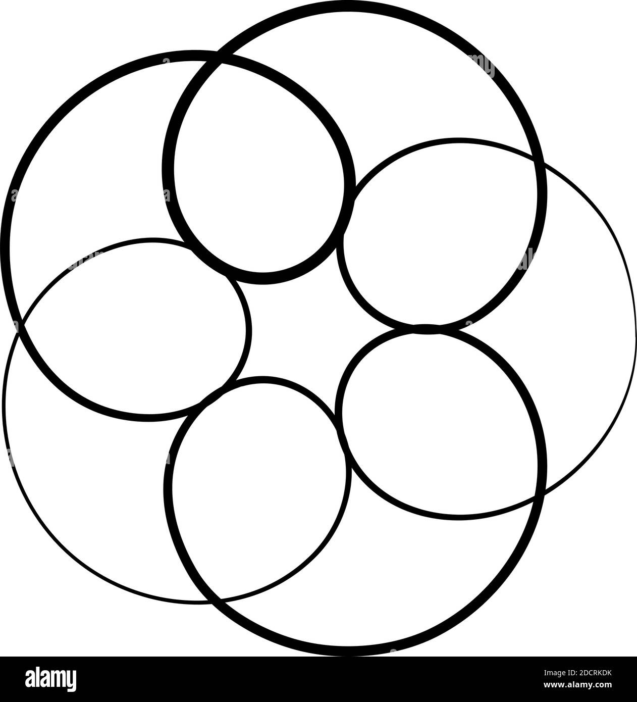 Curlicue, Loop shapes, elements vector illustration — Stock vector ...