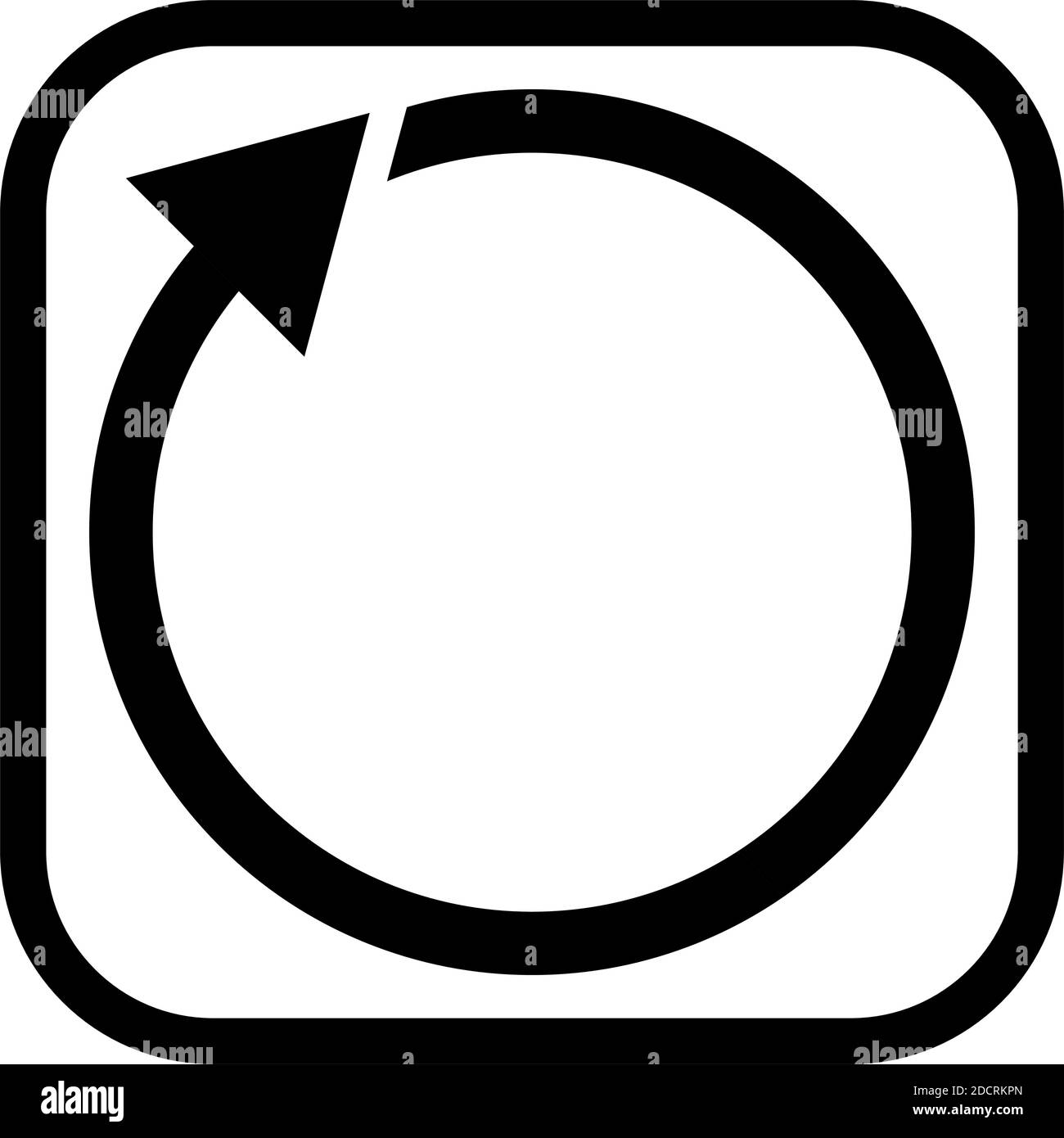 Circular, circle arrow CCW, CW series – Stock illustration, Clip art ...