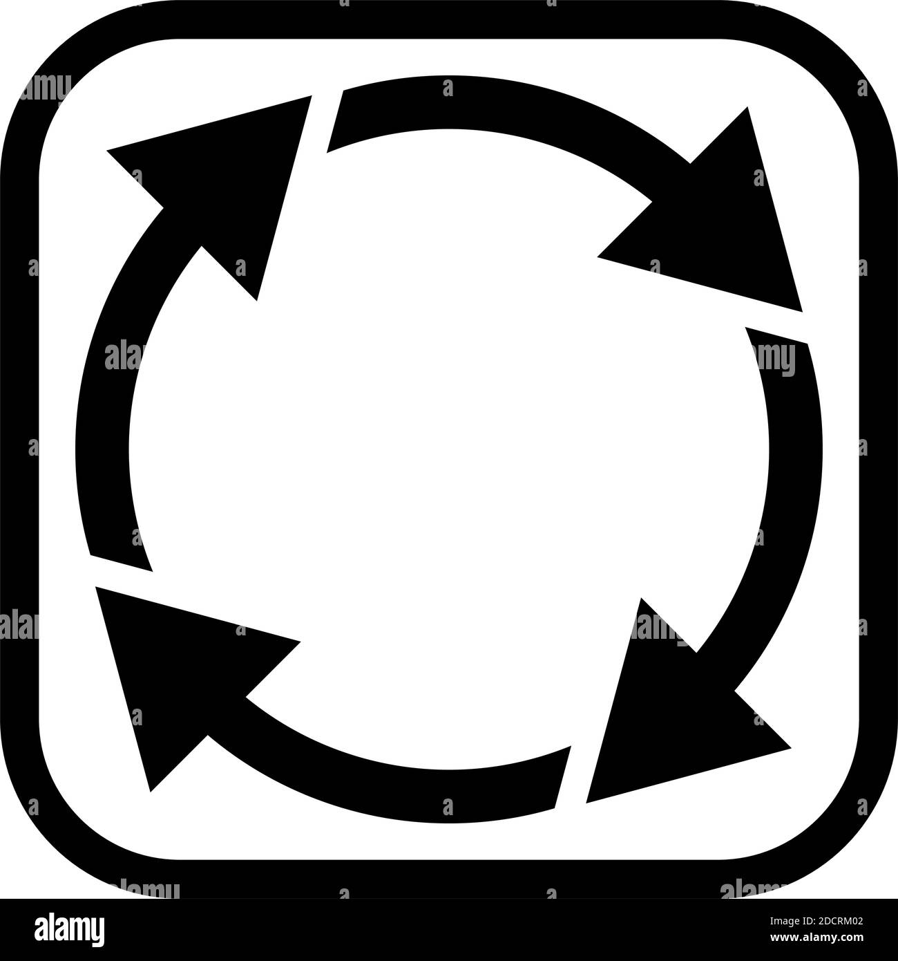 Circular, circle arrow CCW, CW series – Stock illustration, Clip art ...