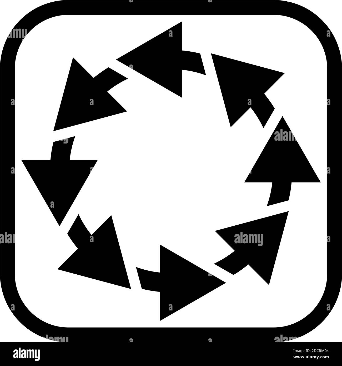 Circular, circle arrow CCW, CW series – Stock illustration, Clip art ...