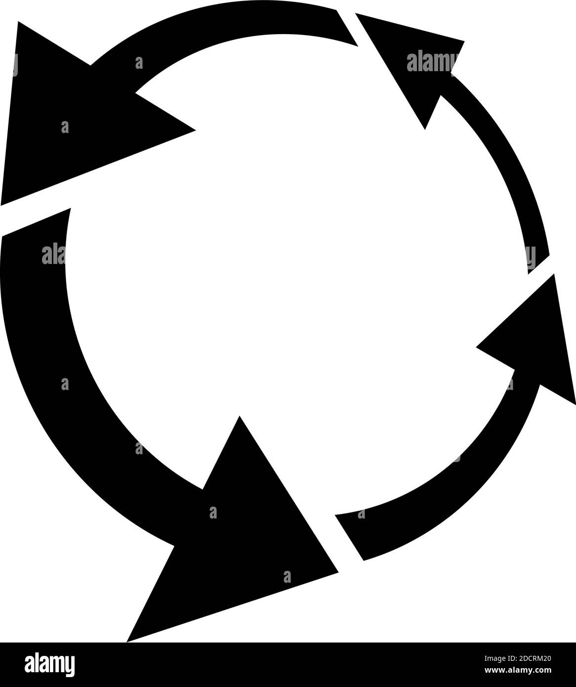 Circular, circle arrow CCW, CW series – Stock illustration, Clip art ...
