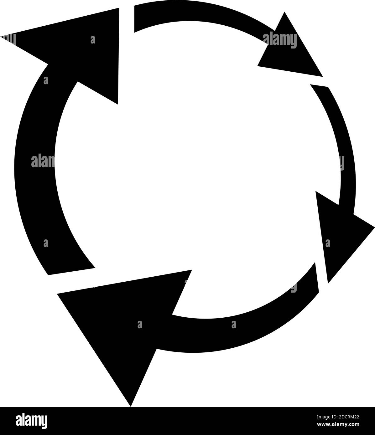 Circular, circle arrow CCW, CW series – Stock illustration, Clip art ...