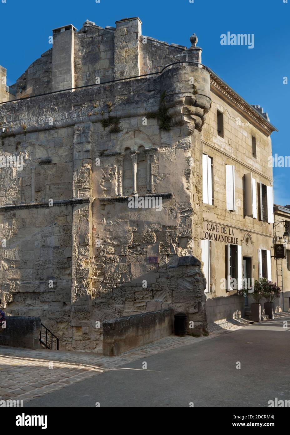 Cave de la Commanderie wine merchant building in Saint Emilion France ...