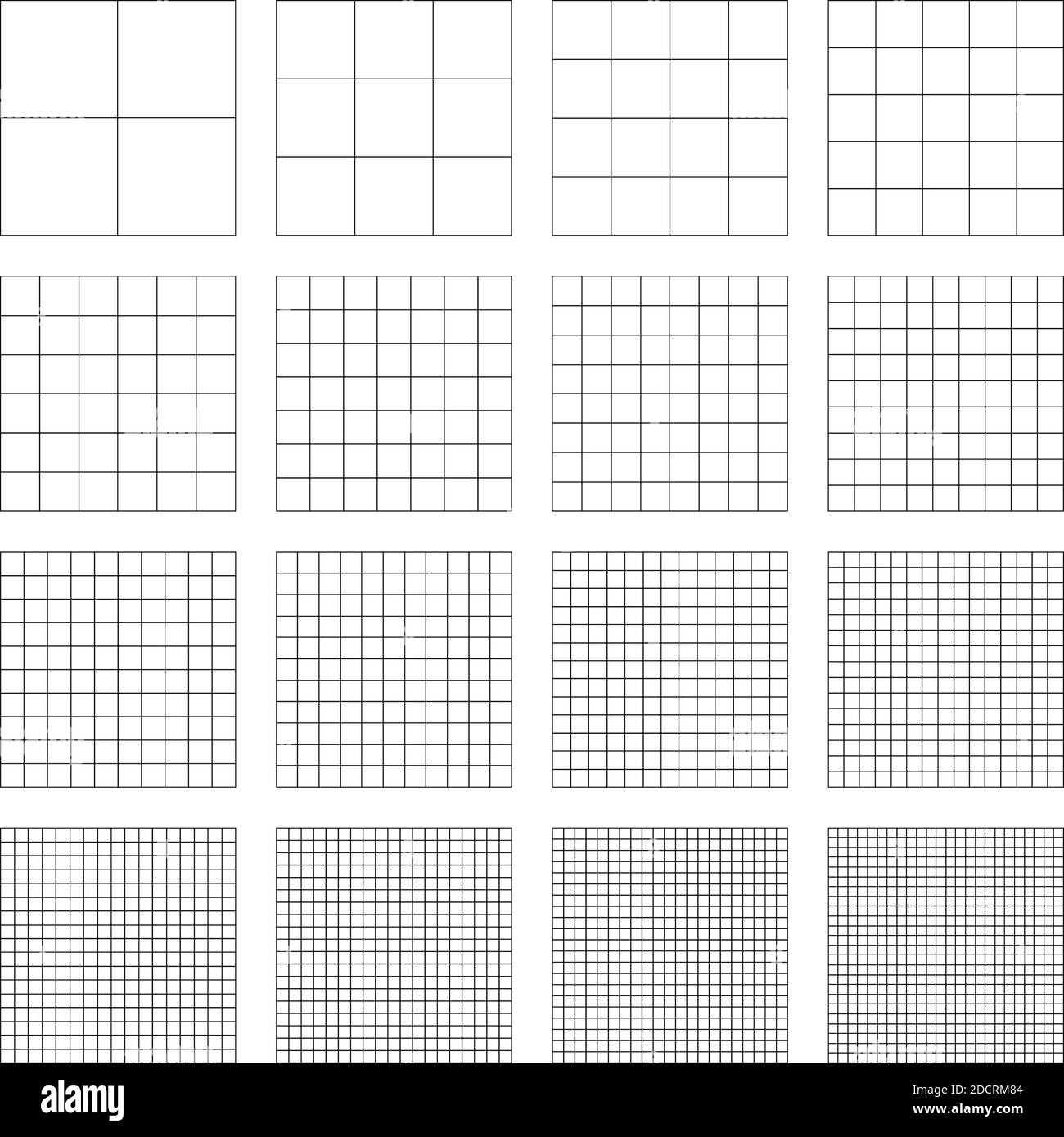 Squares grid, mesh, Graph, Plotting paper pattern, Regular Lattice, grate-grating, trellis and ...