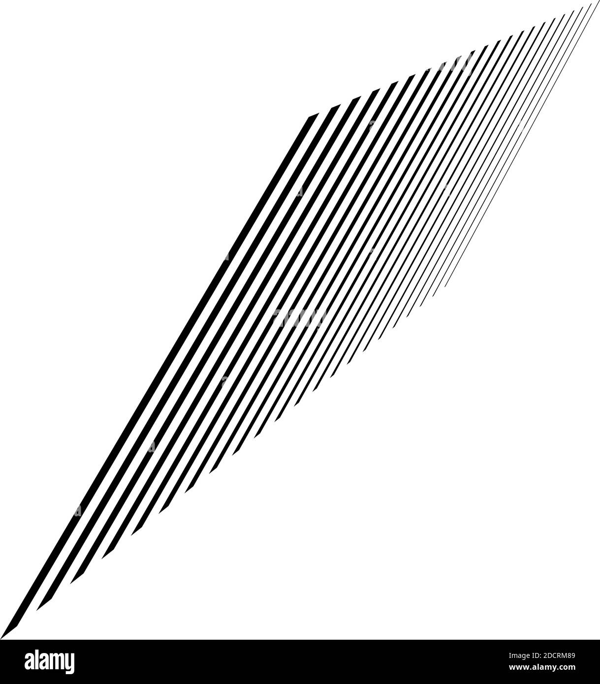 Parallel straight lines, stripes in perspective, 3d – Stock ...