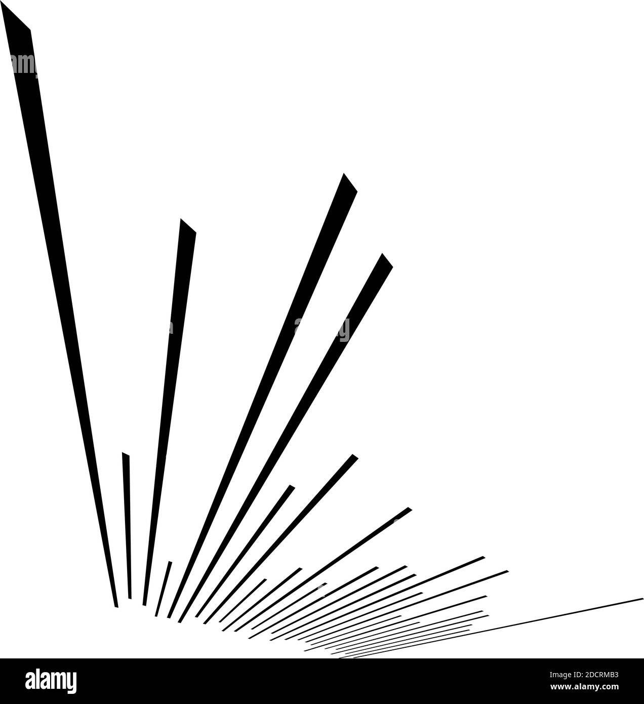 Parallel straight lines, stripes in perspective, 3d – Stock ...