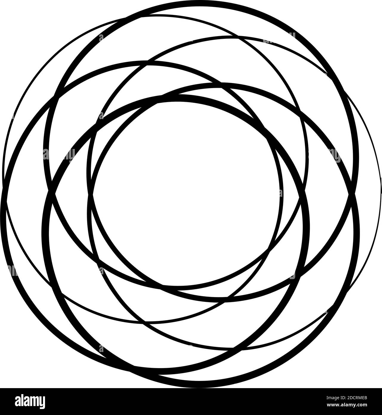 Curlicue, Loop shapes, elements vector illustration — Stock vector ...