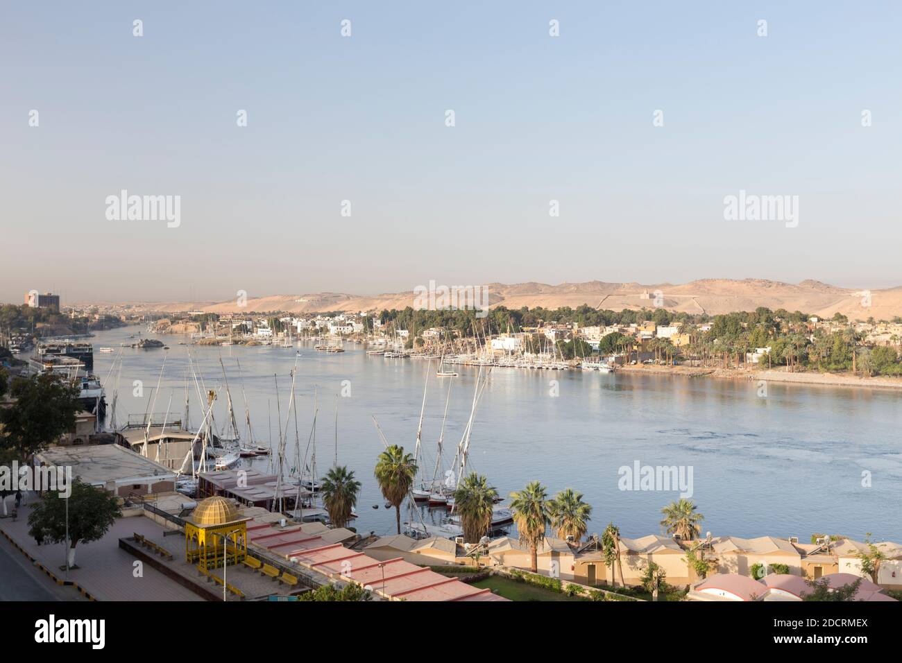View over the river Nile, Aswan, Egypt Stock Photo - Alamy