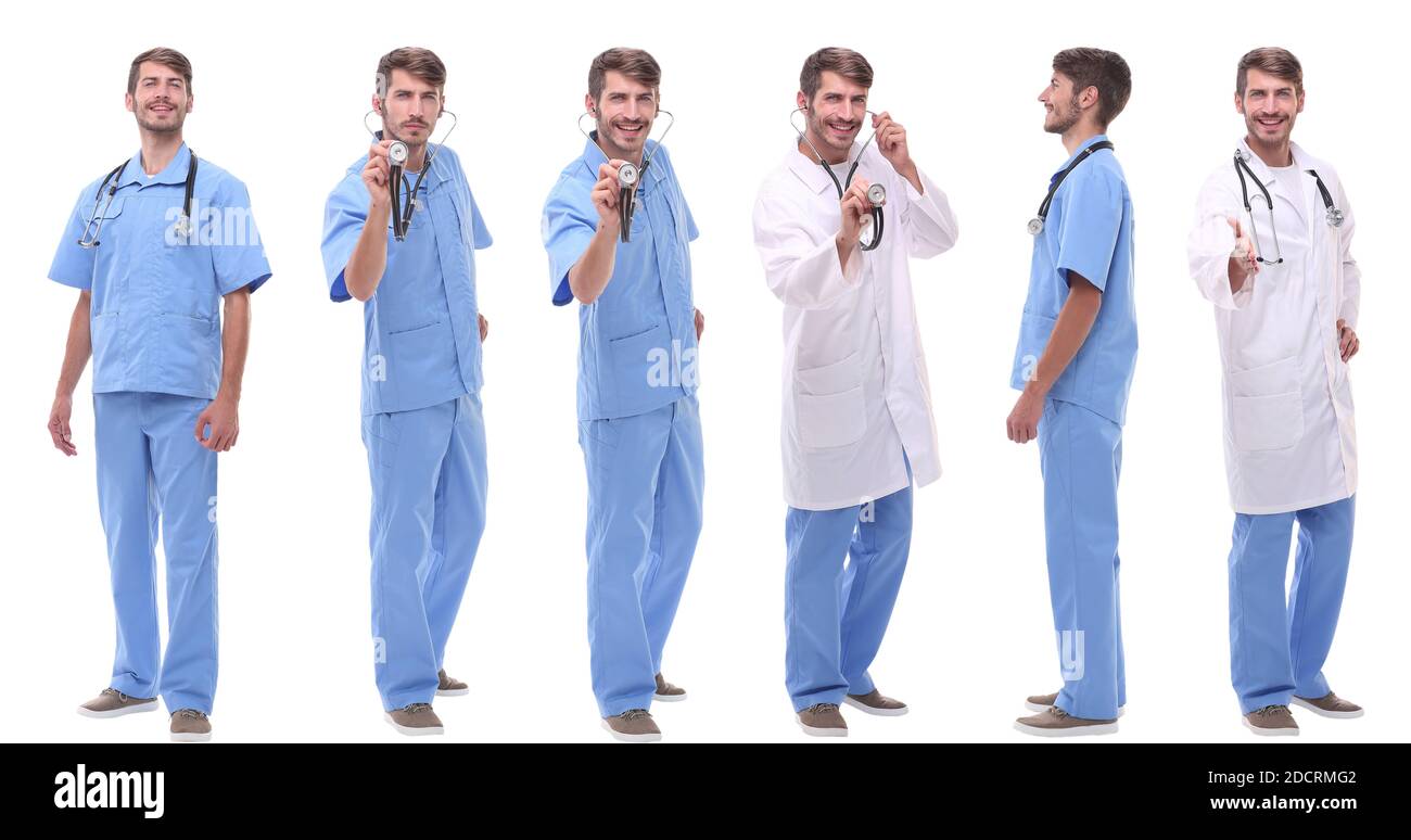 group of medical doctors standing in a row Stock Photo - Alamy