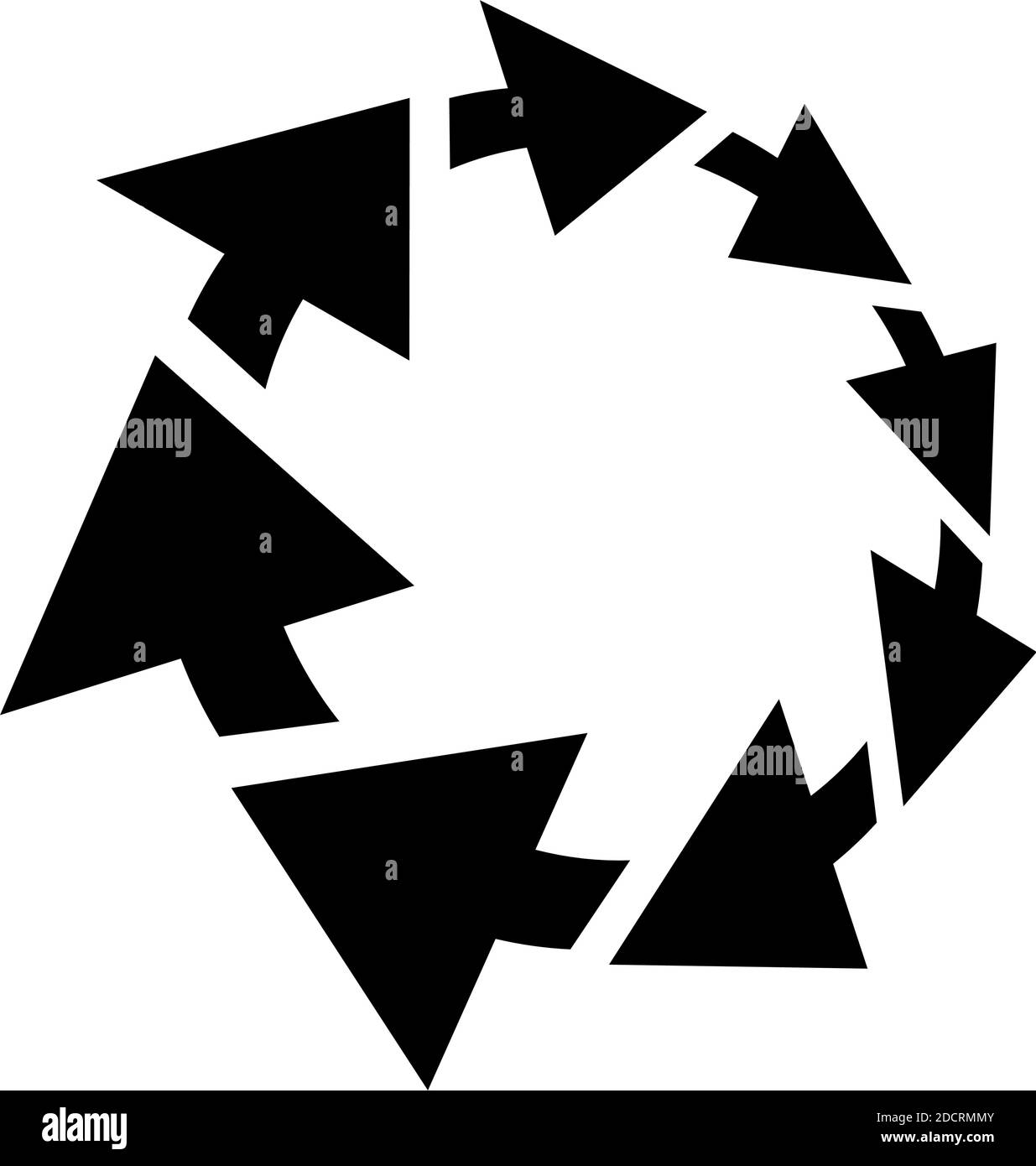 Circular, circle arrow CCW, CW series – Stock illustration, Clip art ...