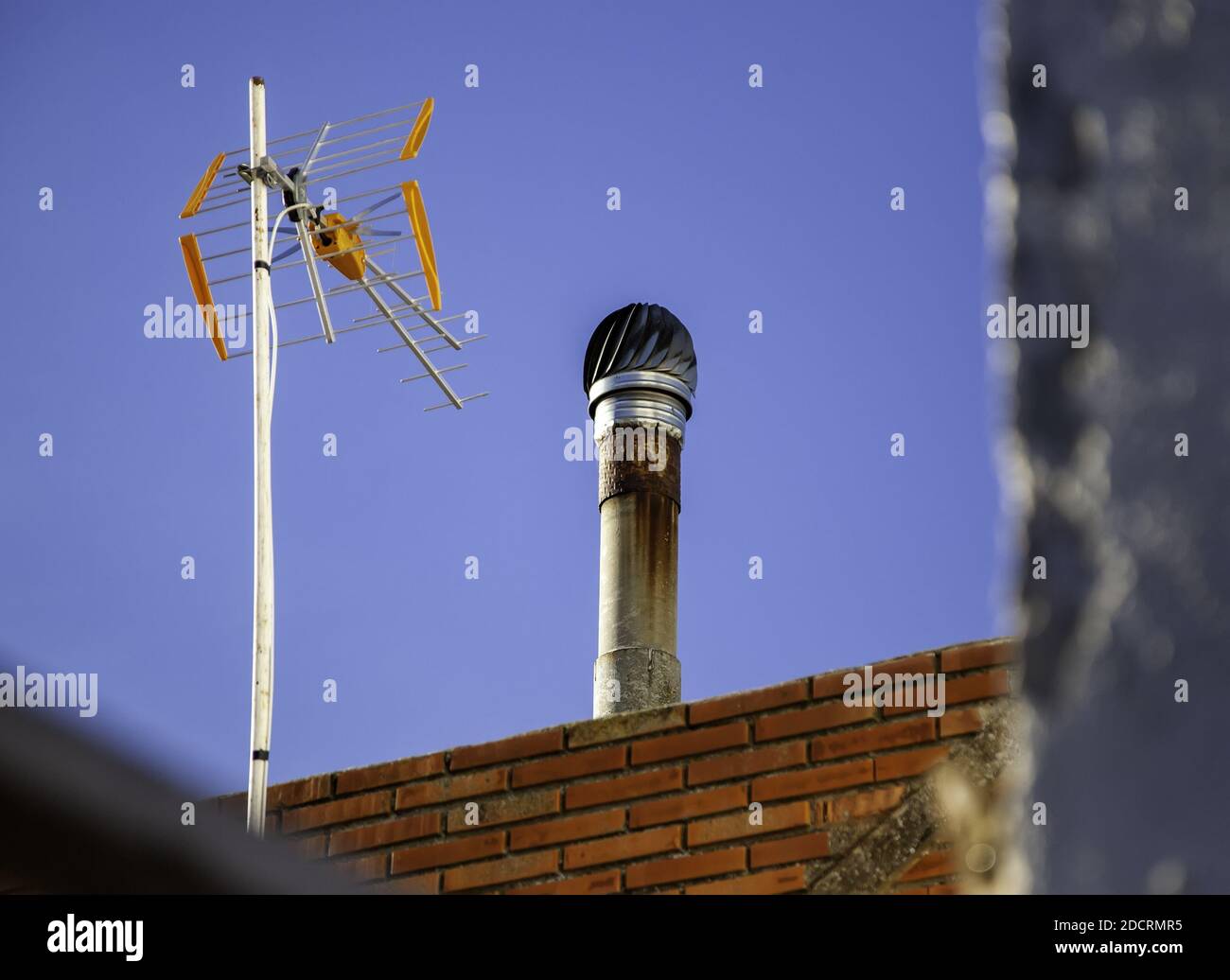 Industrial chimney smoke outlet, construction and architecture ...
