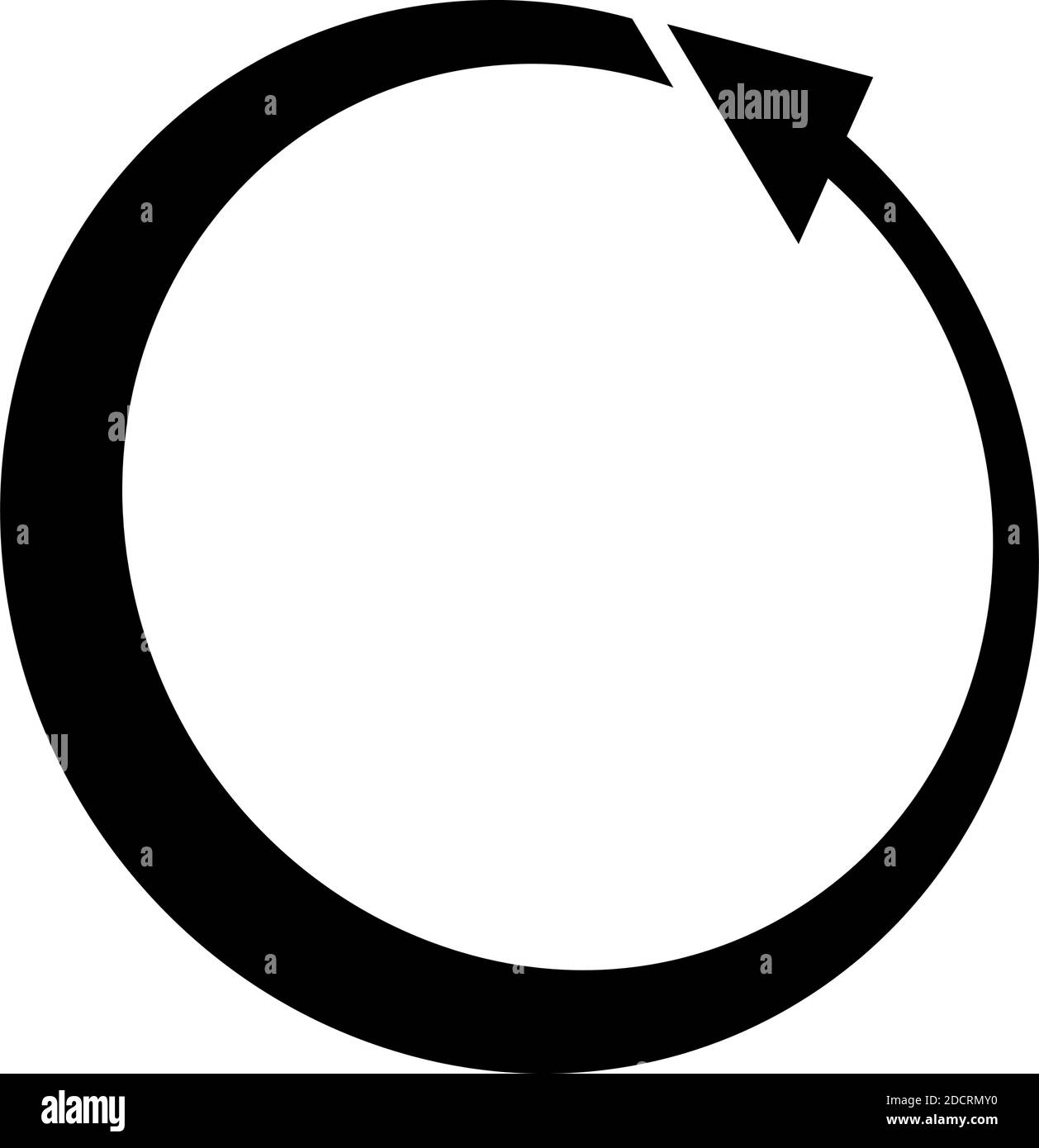 Circular, circle arrow CCW, CW series – Stock illustration, Clip art ...