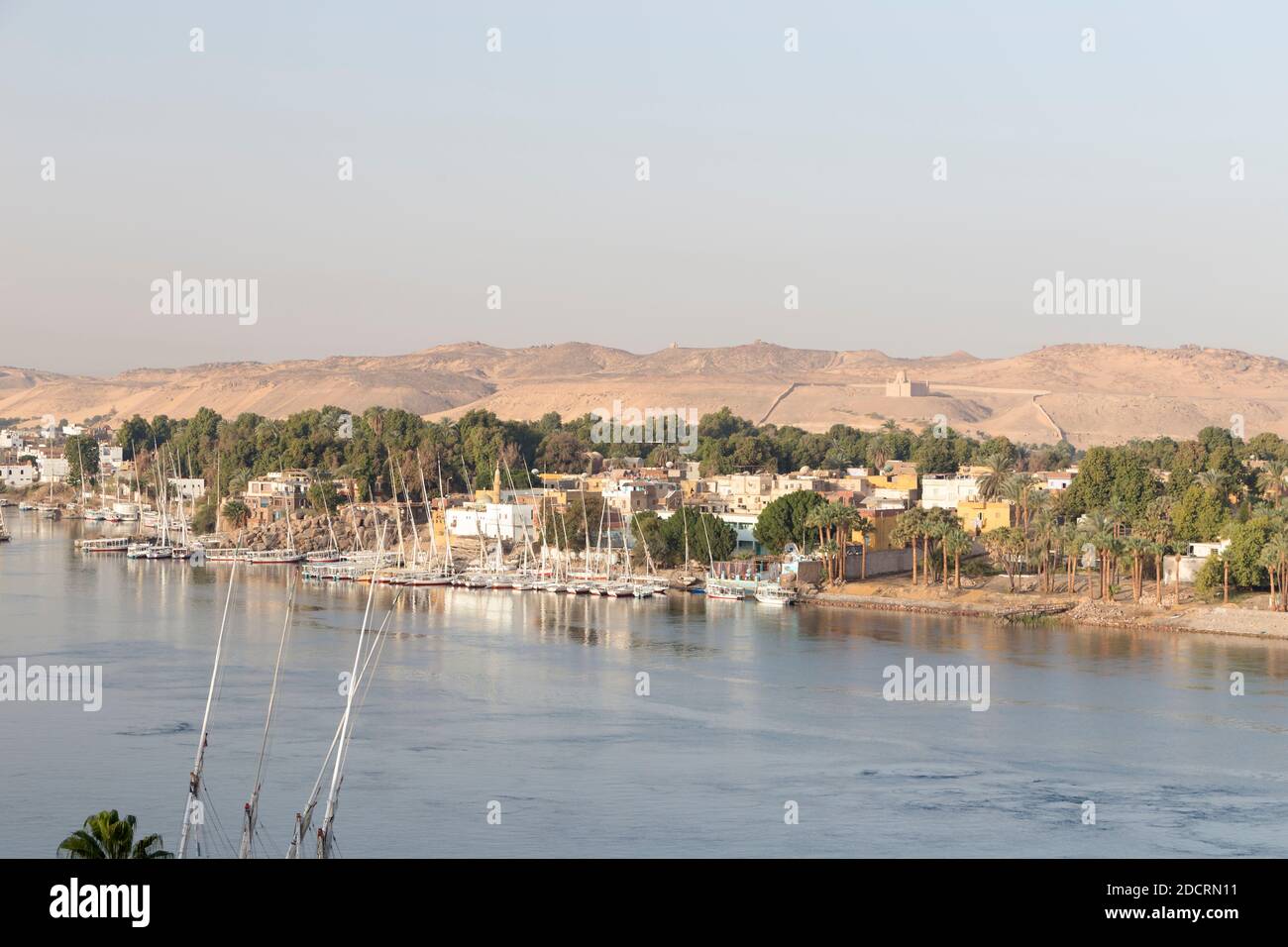 Siou, nubian village on Elephantine Island, Aswan, Egypt Stock Photo ... Siou, nubian village on Elephantine Island, Aswan, Egypt Stock Photo ...