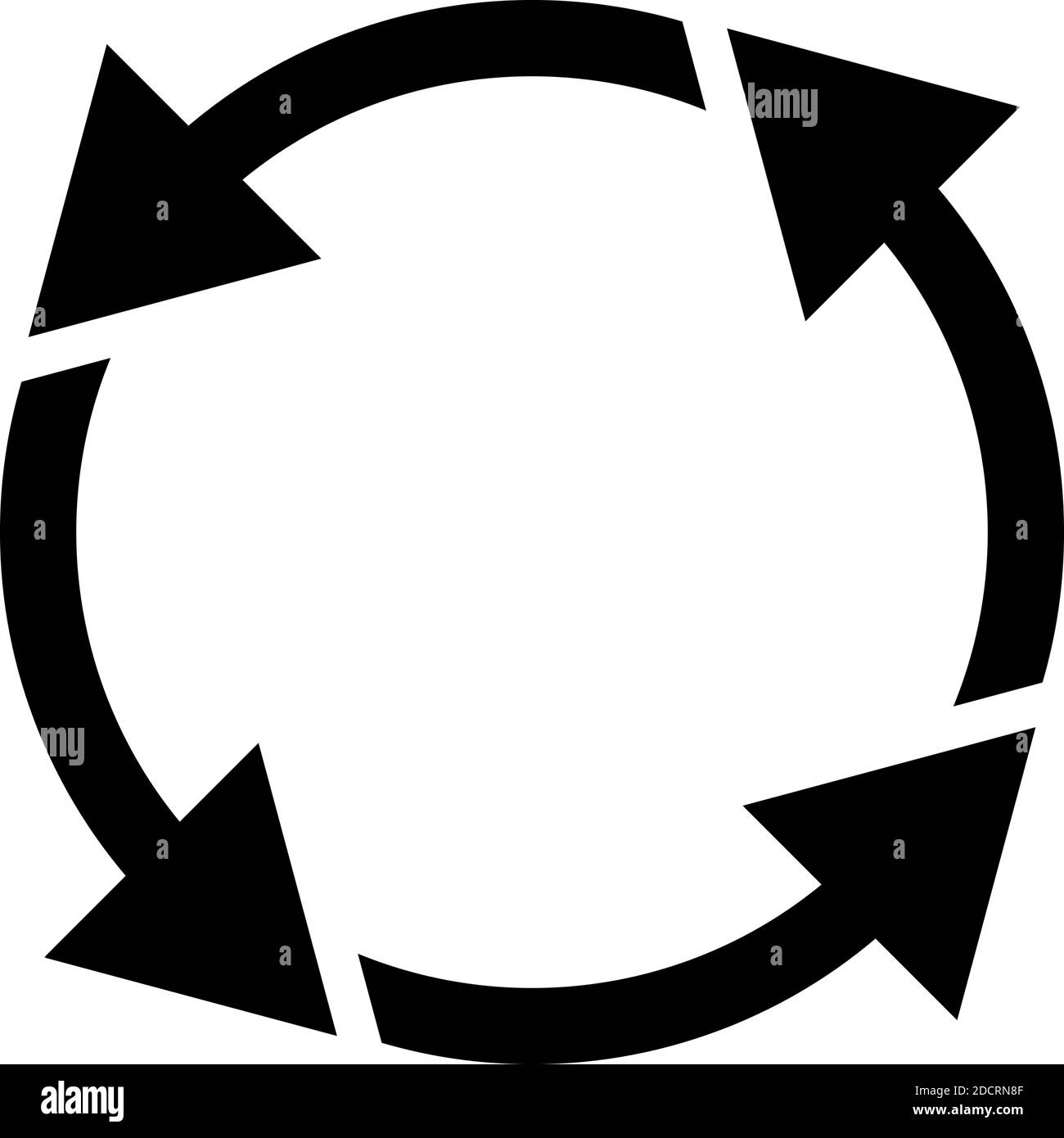 Circular, circle arrow CCW, CW series – Stock illustration, Clip art ...