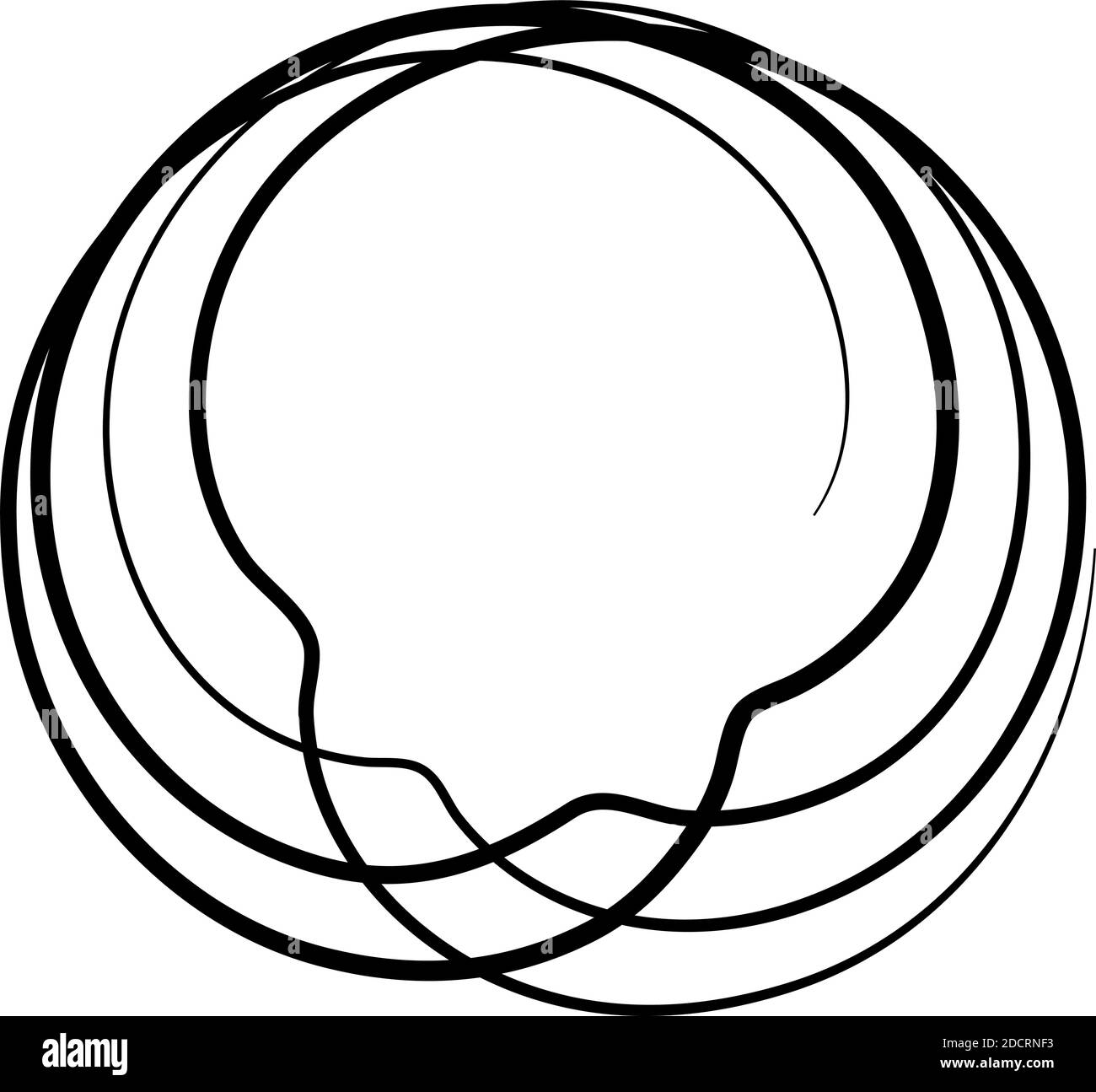 Curlicue, Loop shapes, elements vector illustration — Stock vector ...