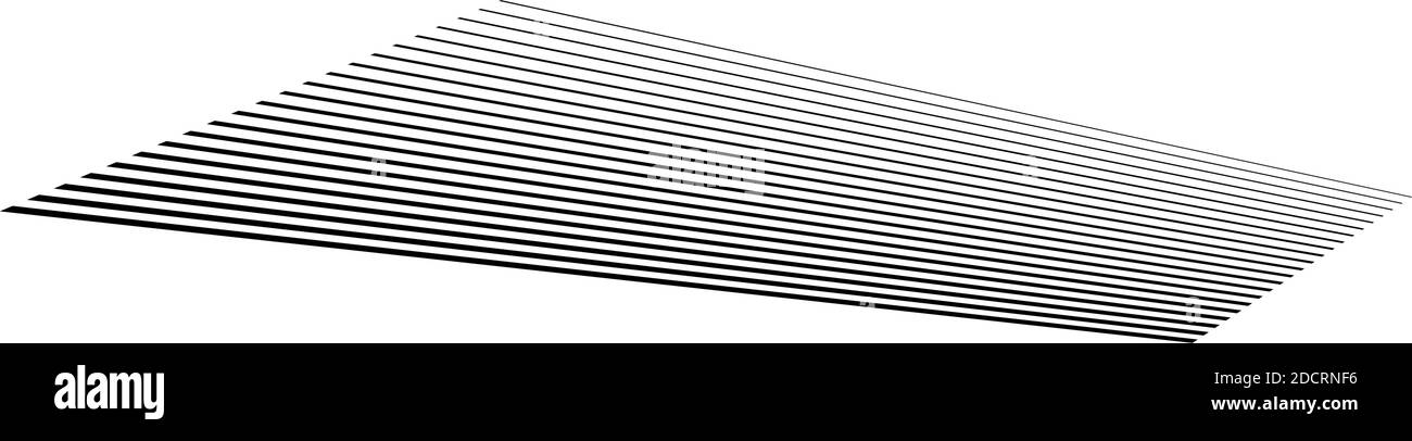 Parallel straight lines, stripes in perspective, 3d – Stock ...