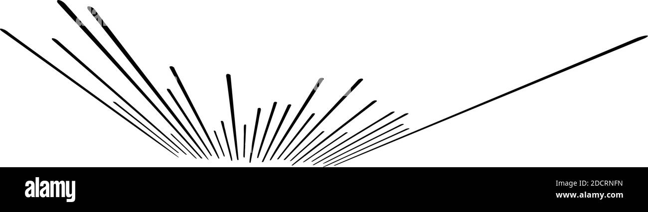 Parallel straight lines, stripes in perspective, 3d – Stock ...