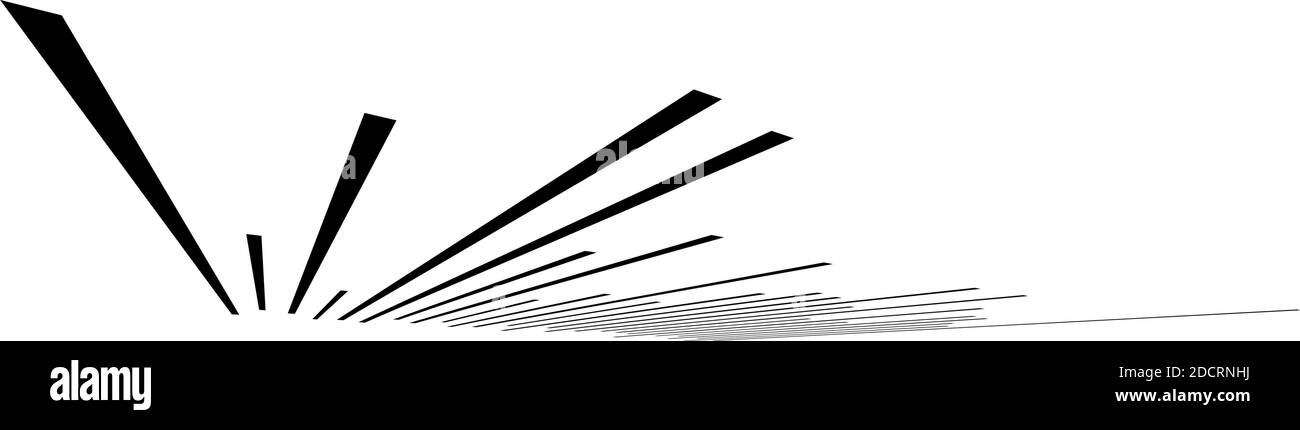 Parallel straight lines, stripes in perspective, 3d – Stock ...