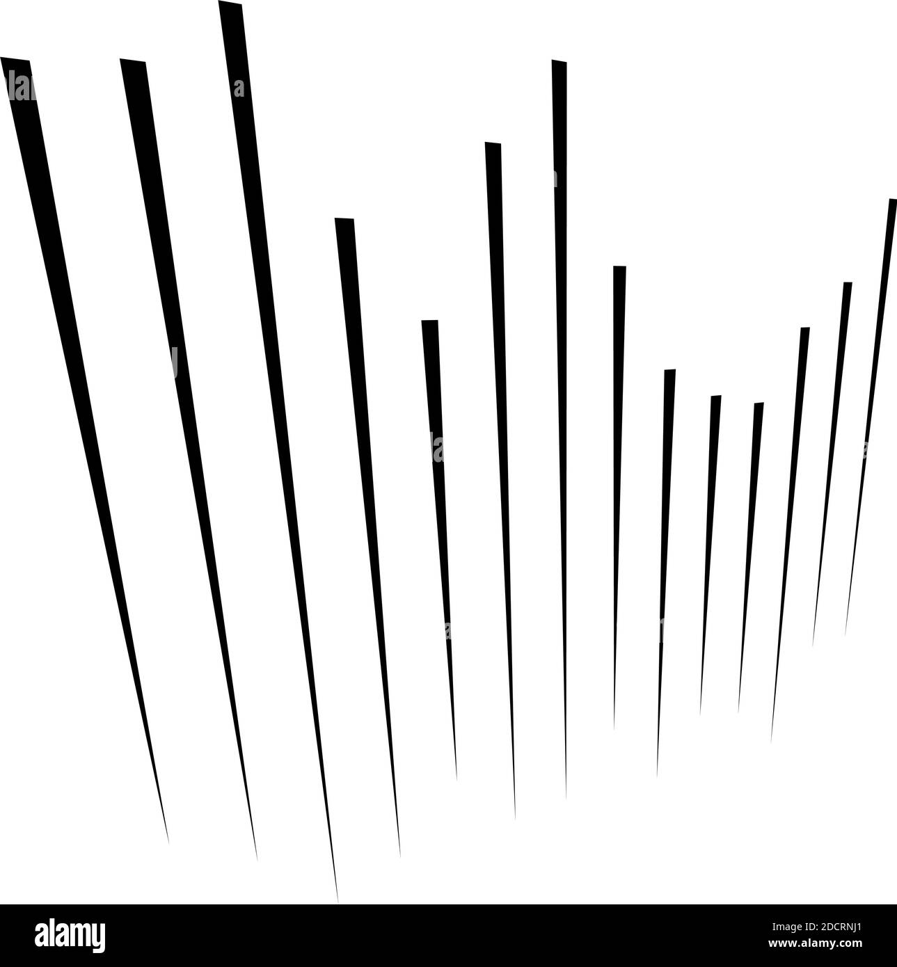 Parallel straight lines, stripes in perspective, 3d – Stock ...