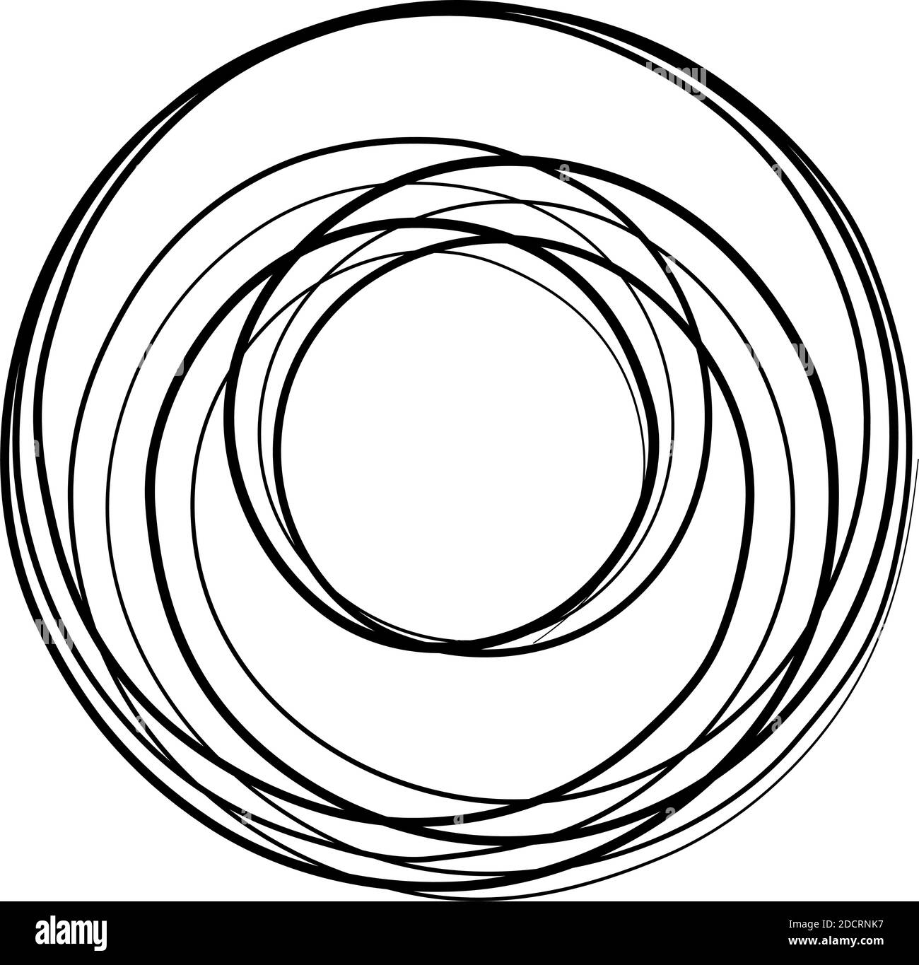Curlicue, Loop shapes, elements vector illustration — Stock vector ...