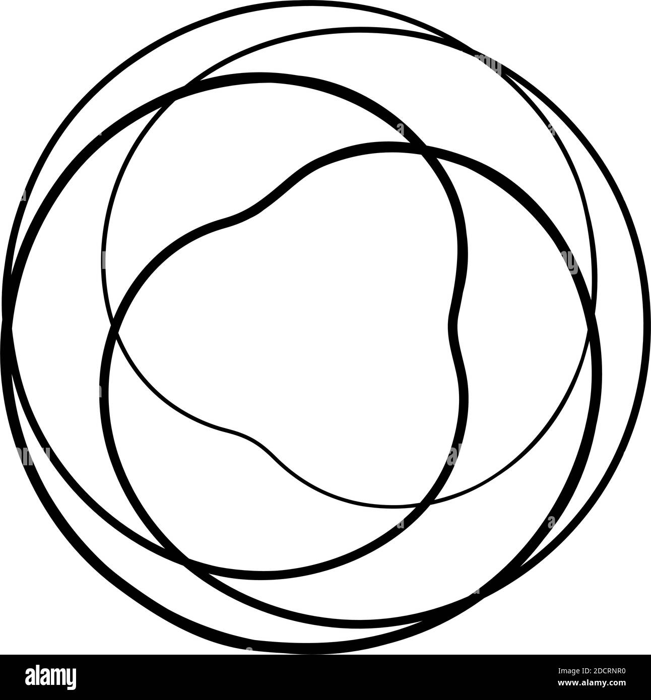 Curlicue, Loop shapes, elements vector illustration — Stock vector ...