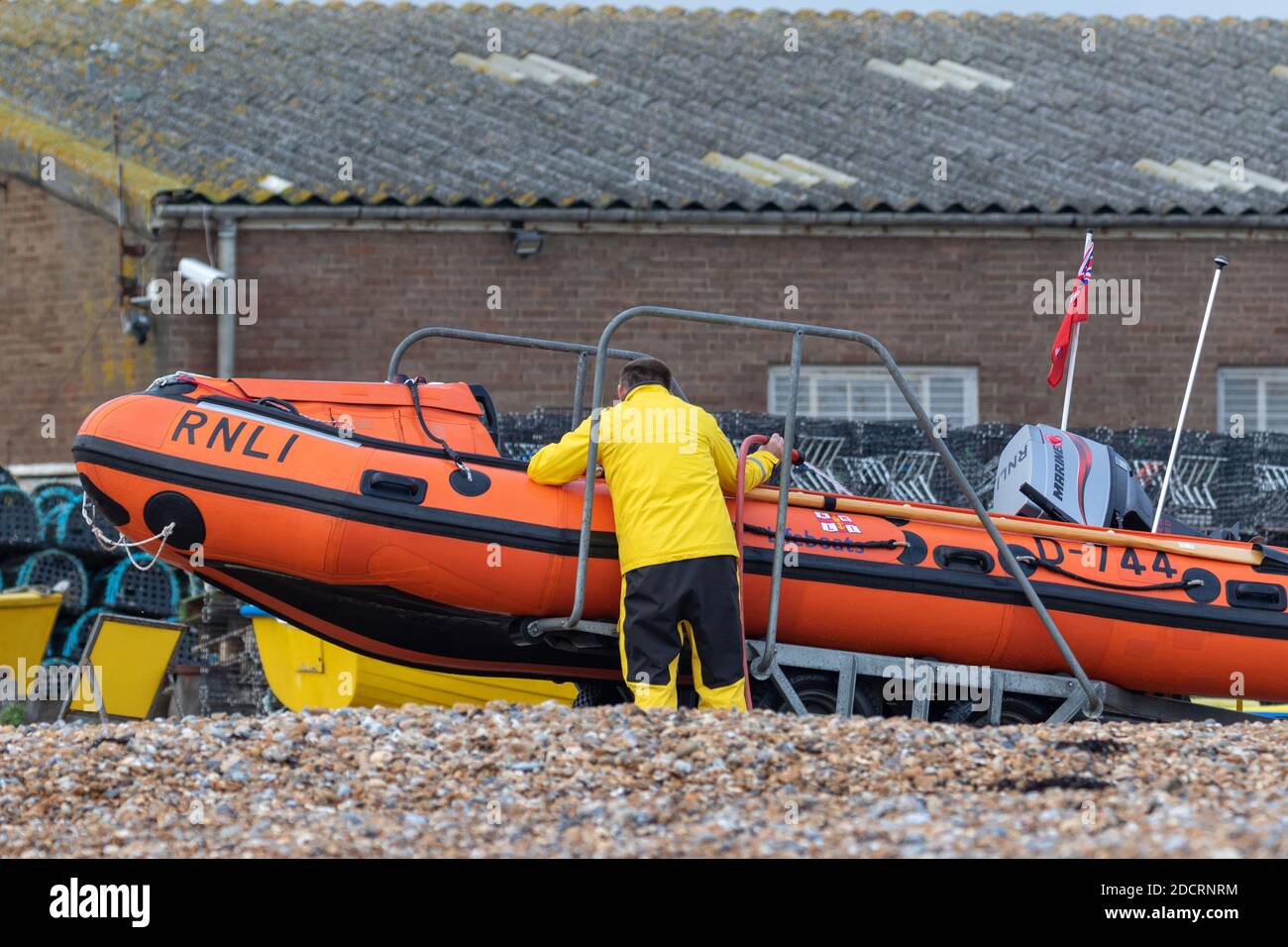With rnli crew hi-res stock photography and images - Alamy