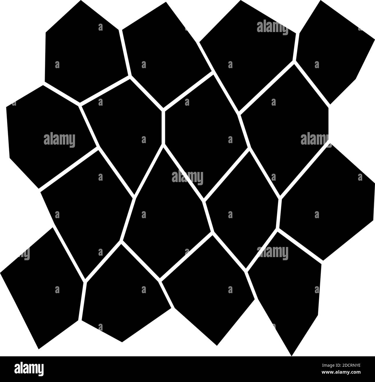 Tessellation, Random, Irregular Mosaic tiles, Stones, Stonework Pattern ...