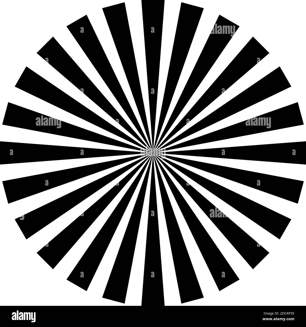Radial, radiating stripes, lines. Converging lines square format design ...