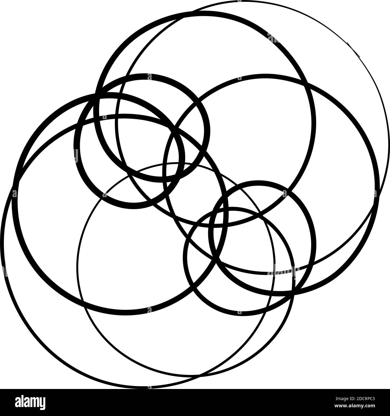 Curlicue, Loop shapes, elements vector illustration — Stock vector ...