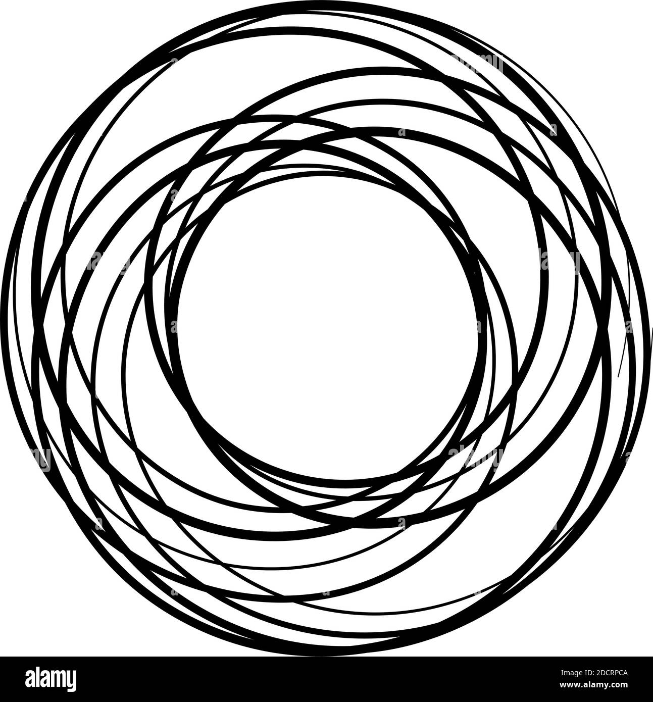 Curlicue, Loop shapes, elements vector illustration — Stock vector ...