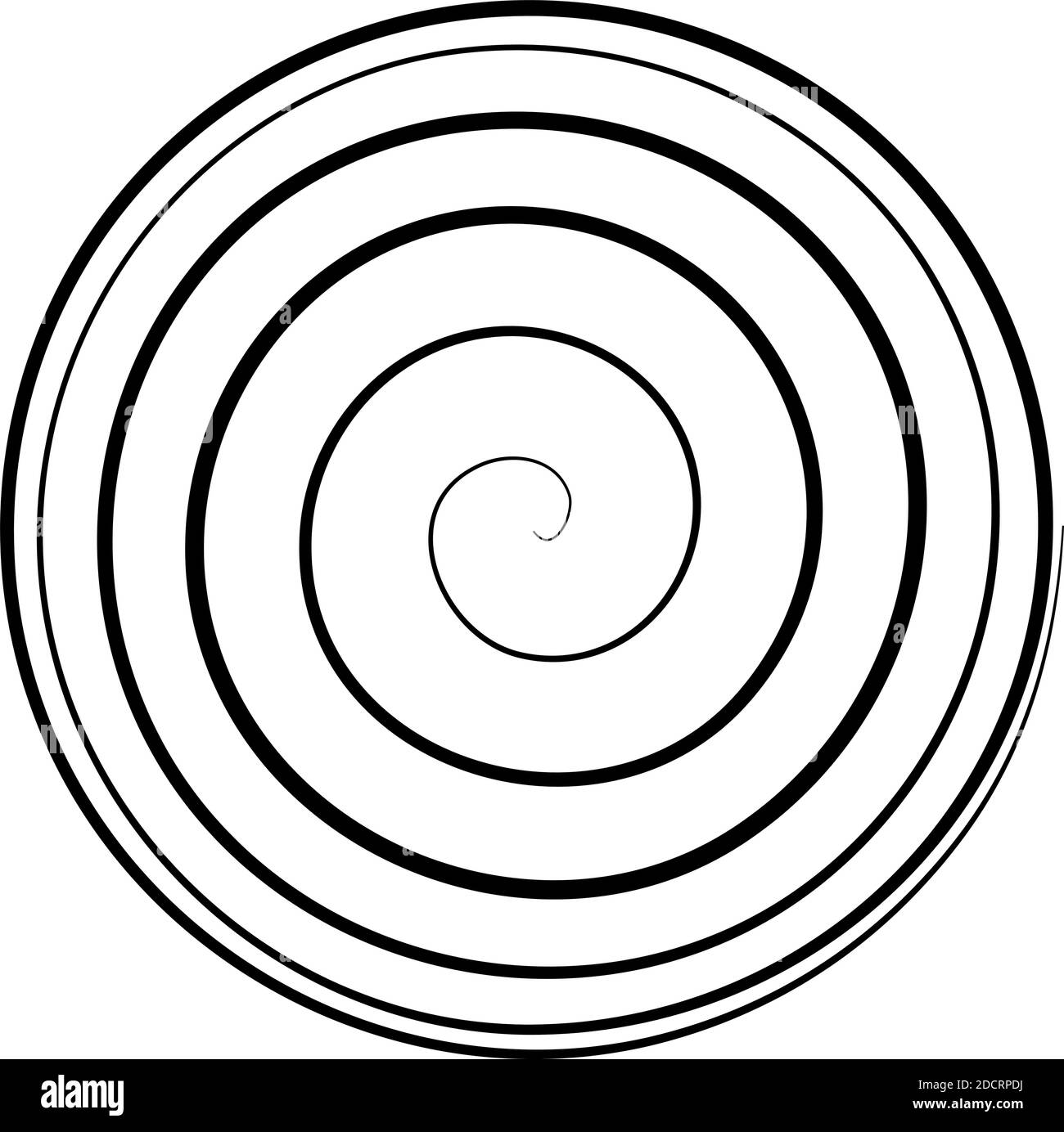 Curlicue, Loop shapes, elements vector illustration — Stock vector ...