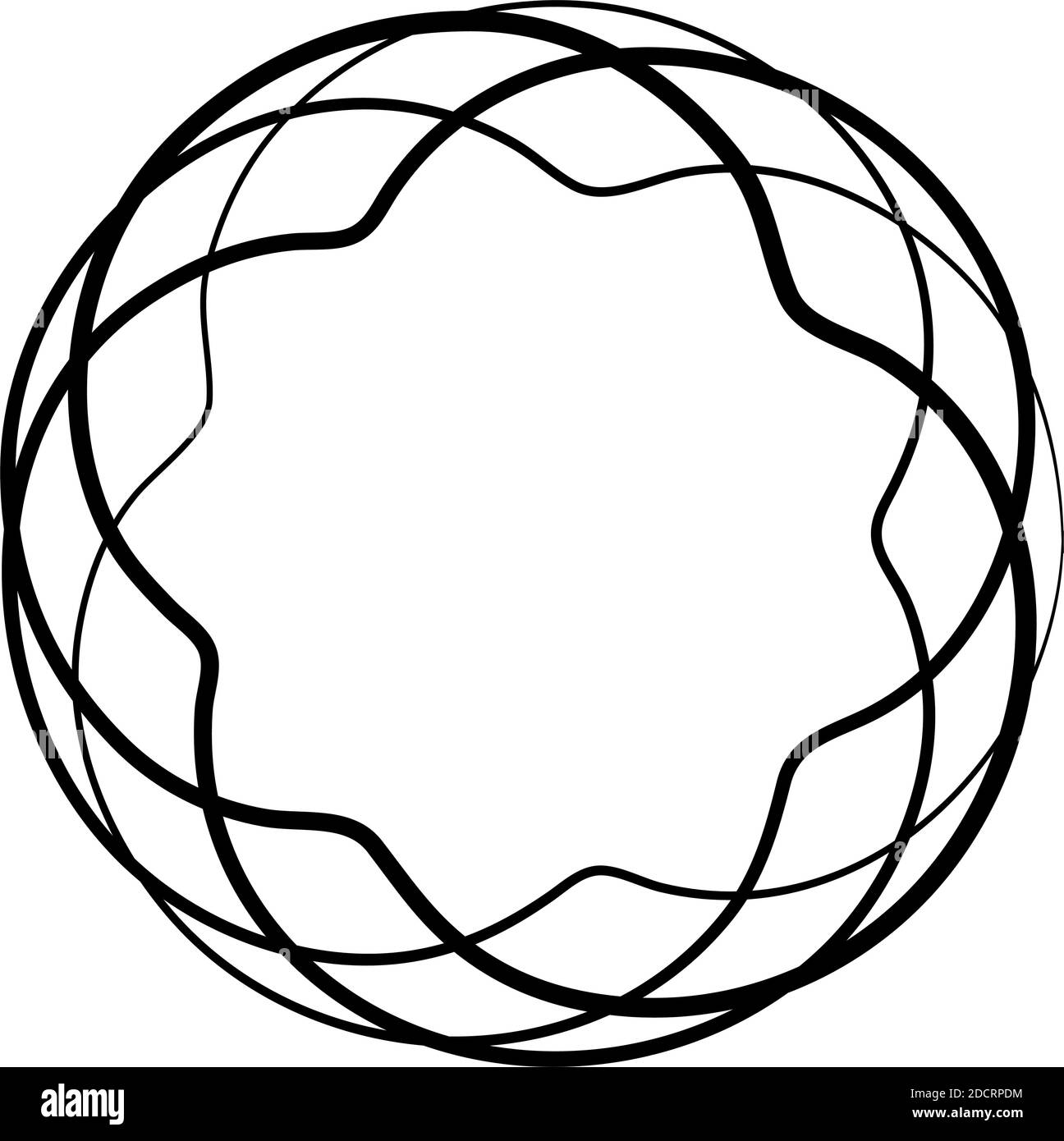 Curlicue, Loop shapes, elements vector illustration — Stock vector ...