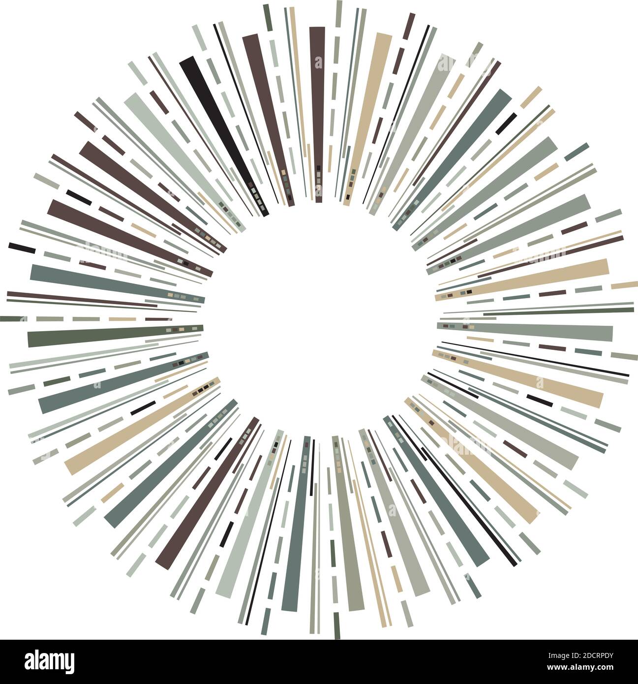 Geometric HUD, sc-fi GUI, UI circular elements. Geometric circle vector ...